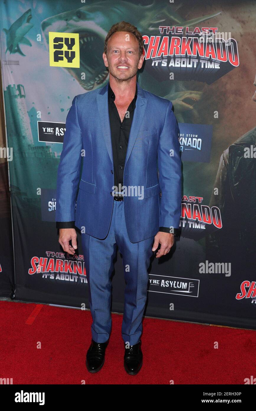 Ian Ziering at 'The Last Sharknado: It's About Time' Premiere held at ...