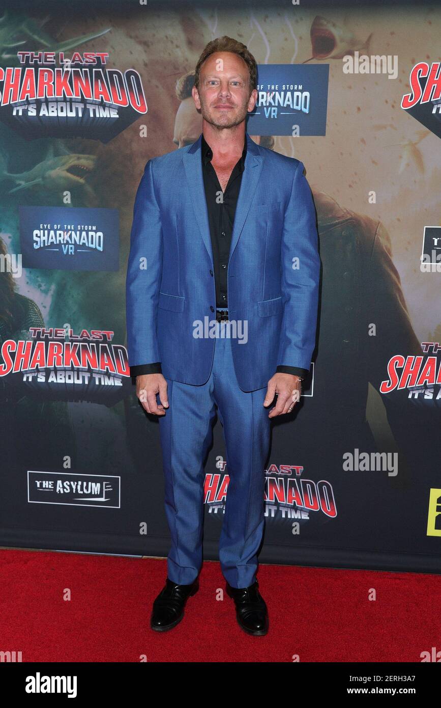 Ian Ziering at 'The Last Sharknado: It's About Time' Premiere held at ...