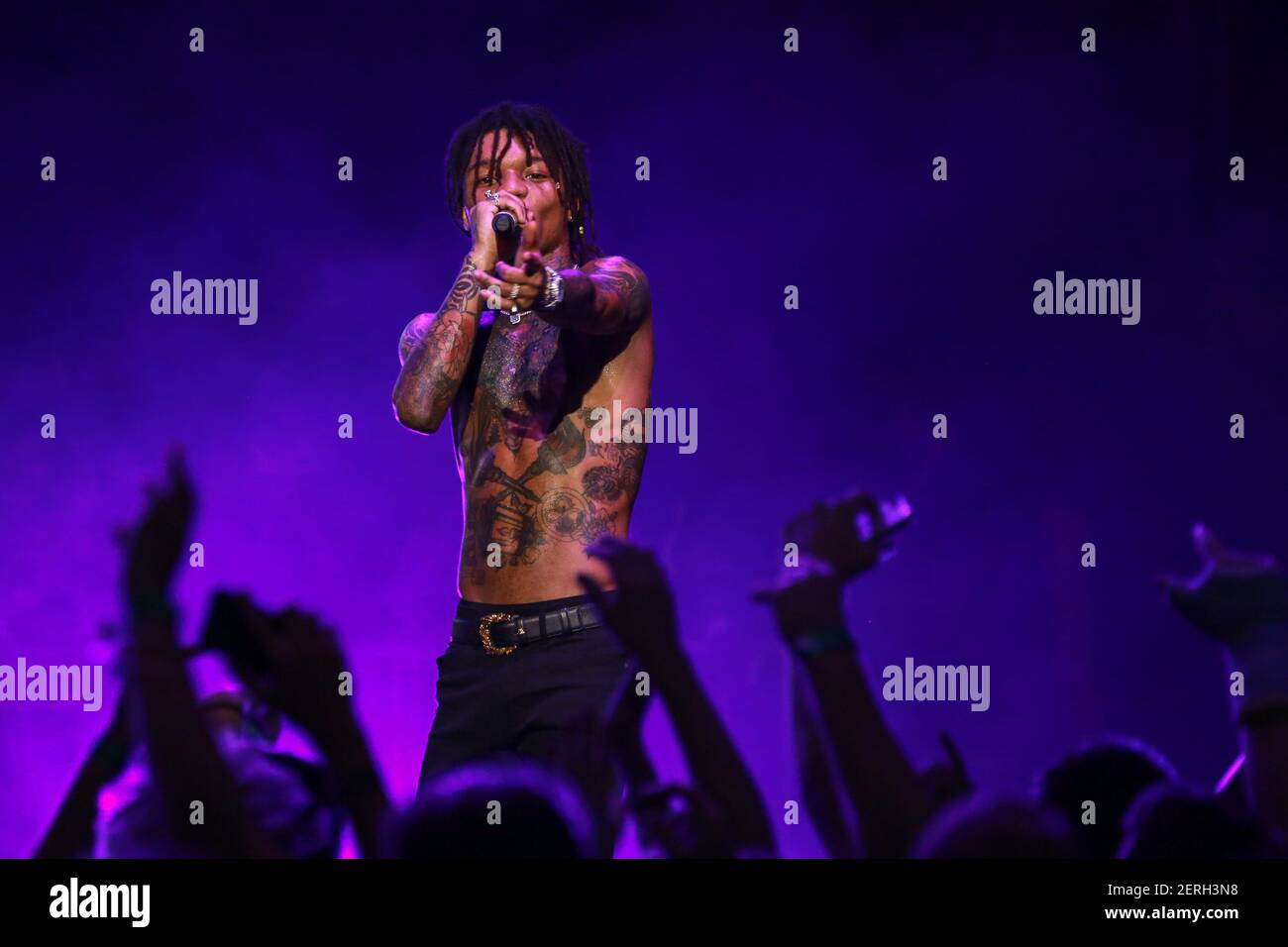 Rea Sremmurd Preforming at Billboard Hot 100 Music Festival at ...