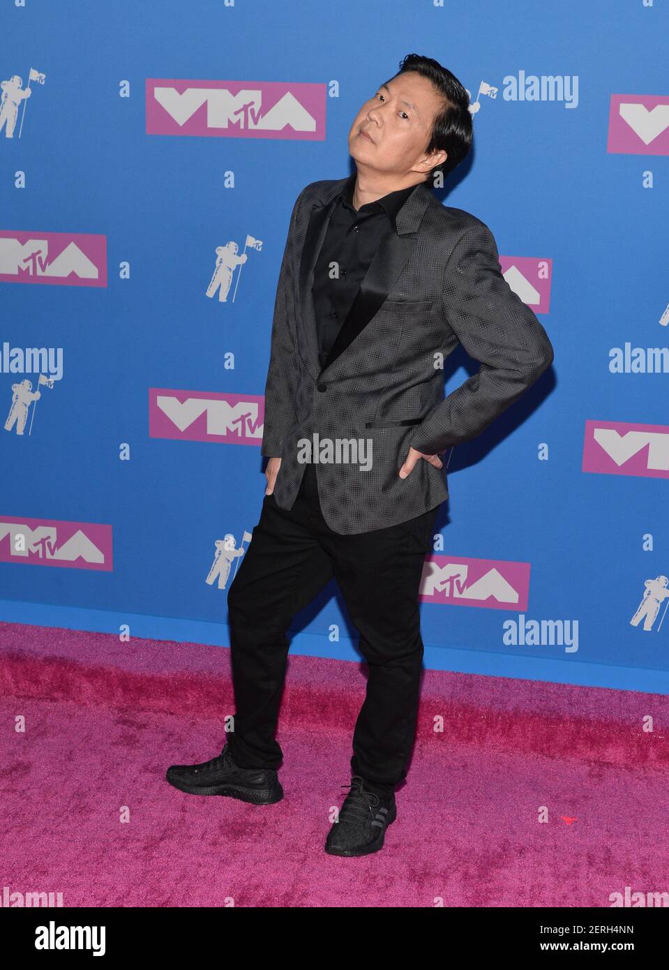 Ken Jeong walking on the red carpet at The 2018 MTV Video Music Awards ...