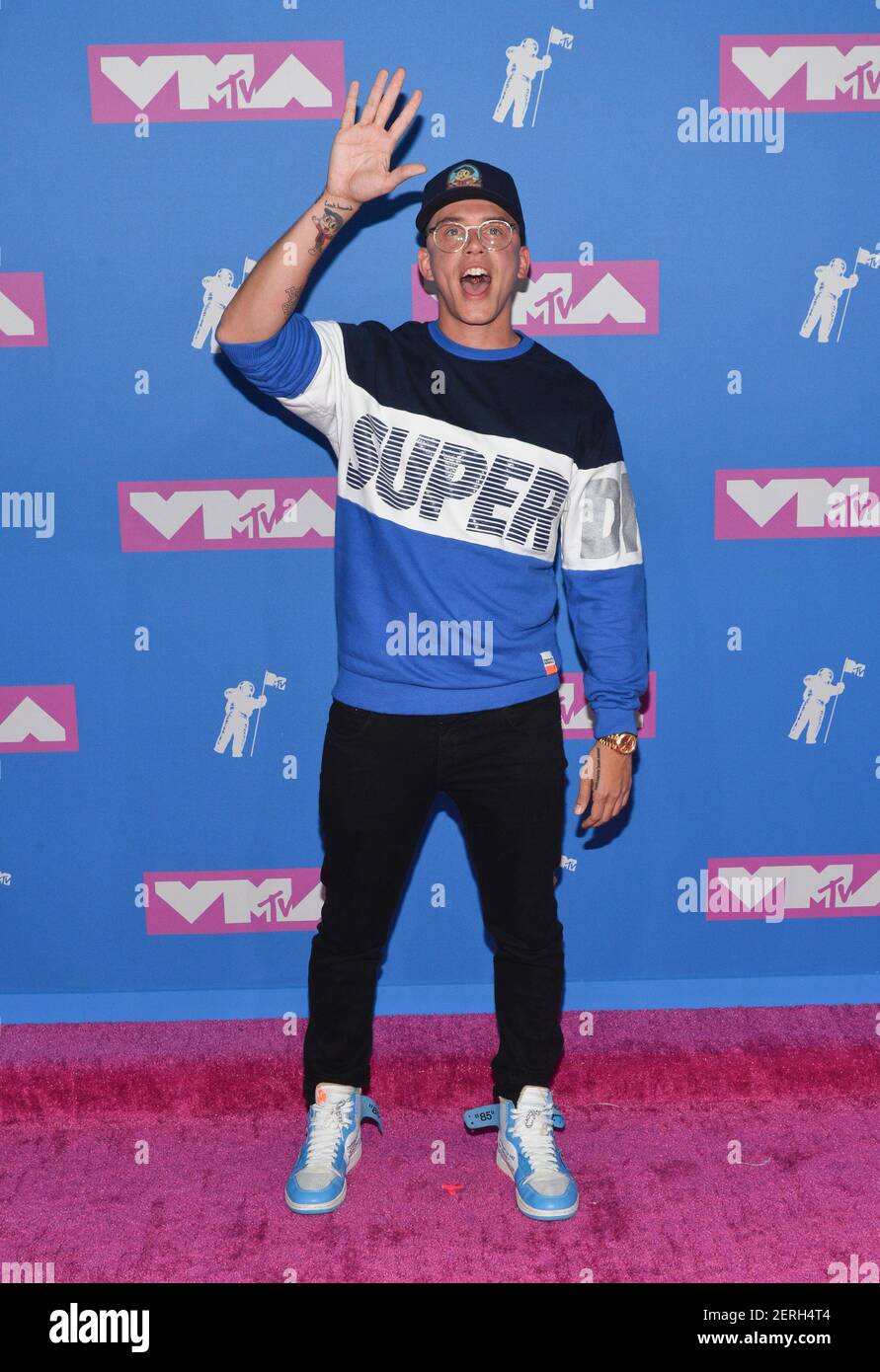 Logic walking on the red carpet at The 2018 MTV Video Music Awards held ...