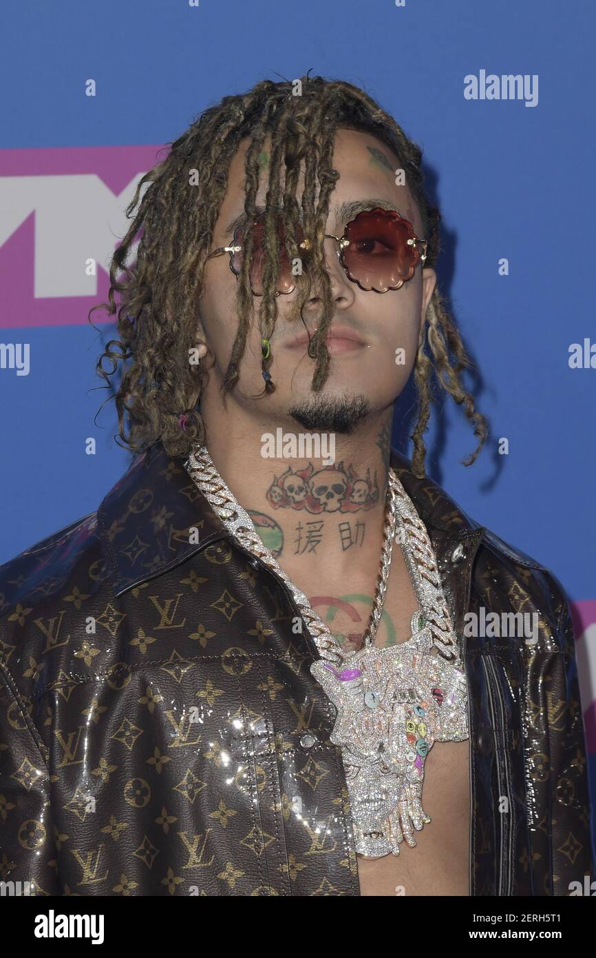 New York, NY - AUG 20: Lil Pump attends the 2018 MTV Music Awards at ...