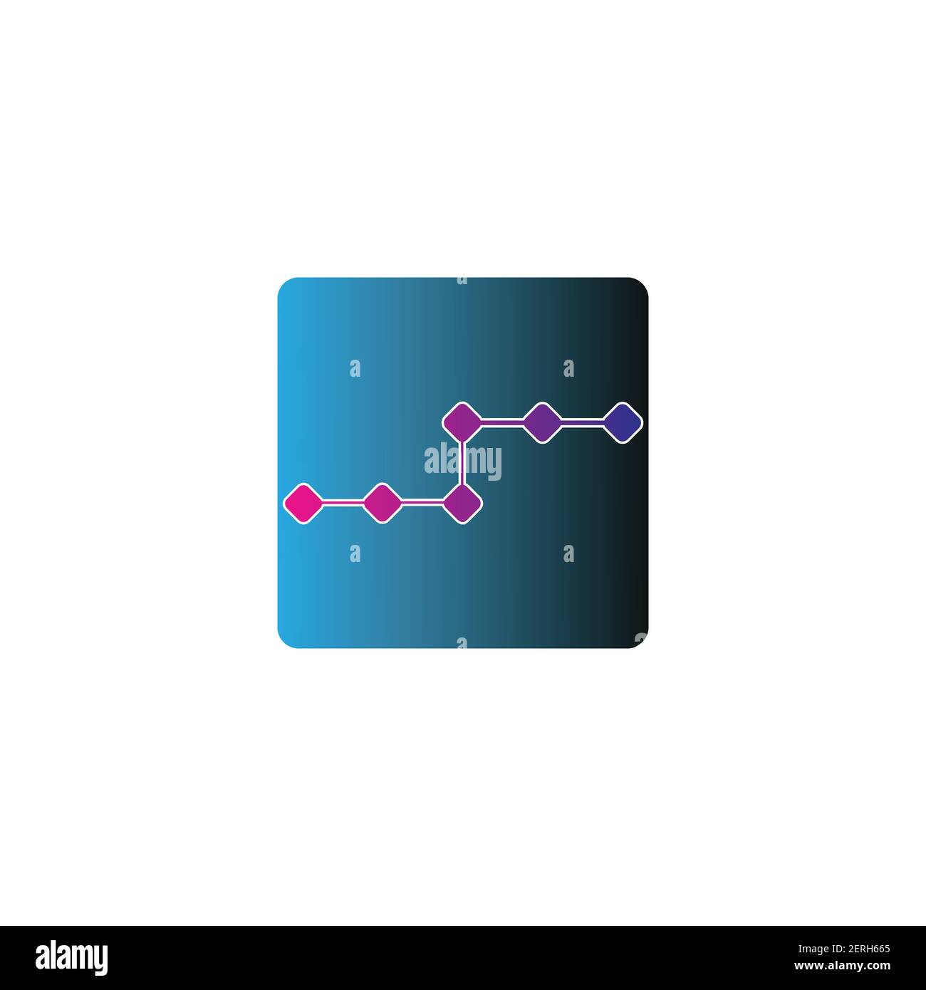 Technology connection icon for apps or websites Stock Vector Image ...