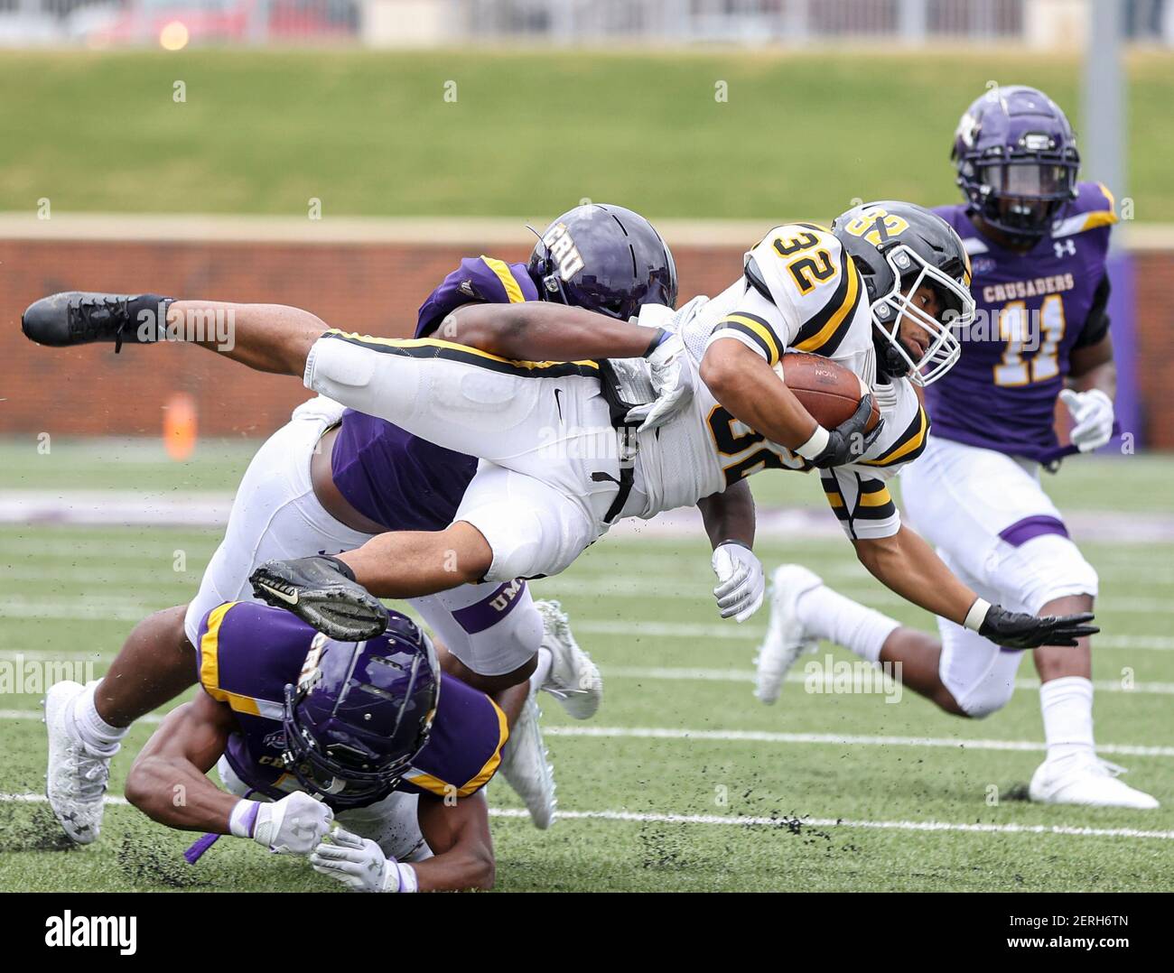 Belton, TX, USA. 27th Feb, 2021. Southwestern Pirates running back ...