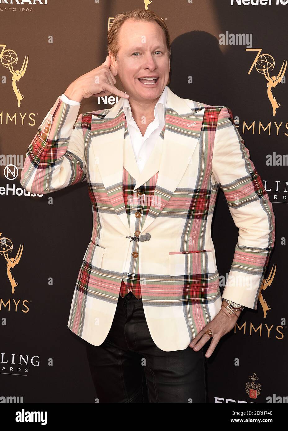 HOLLYWOOD, CA - AUGUST 20: Carson Kressley at the Television Academy's ...