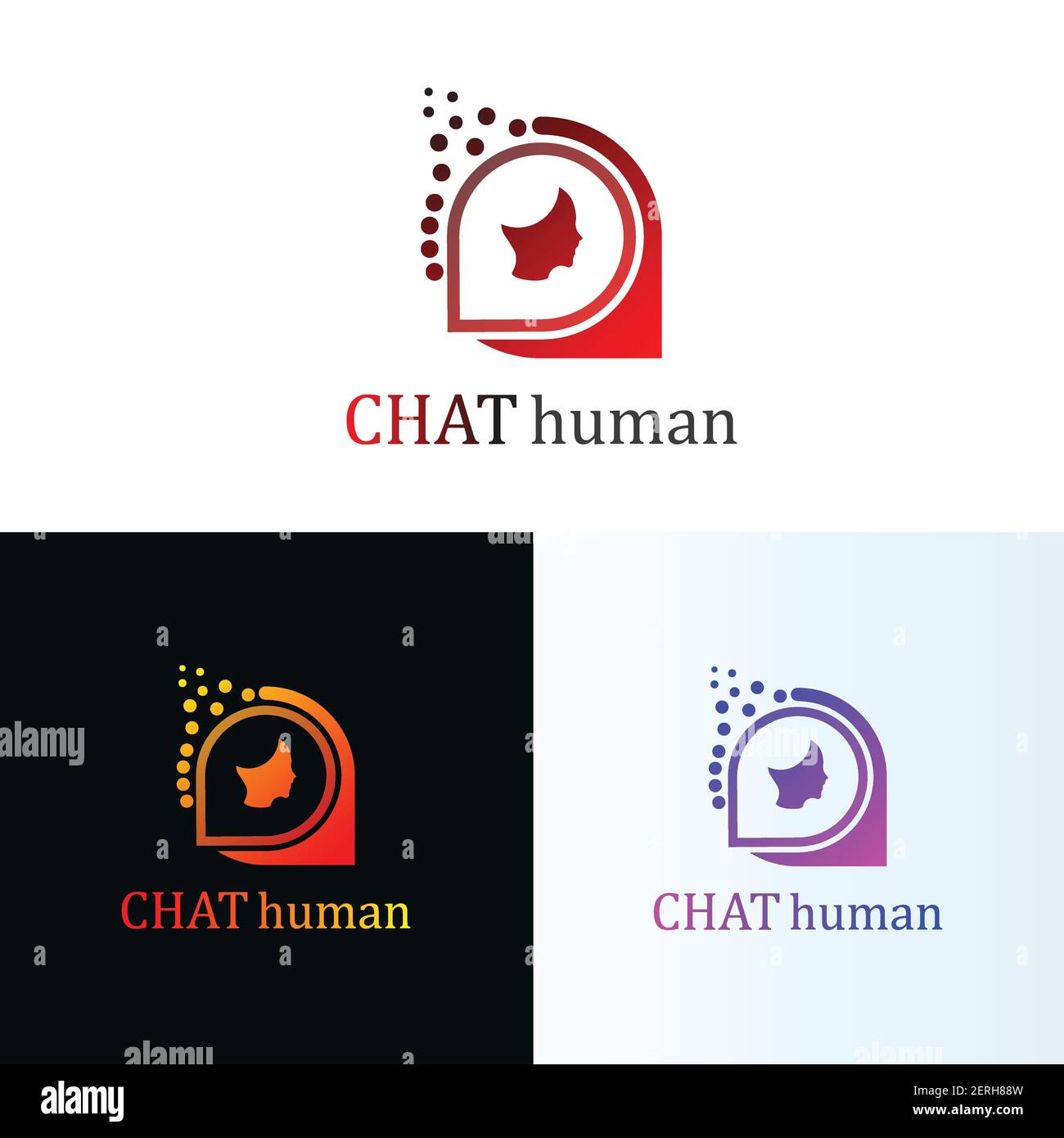 Human chatting for apps or websites Stock Vector Image & Art - Alamy