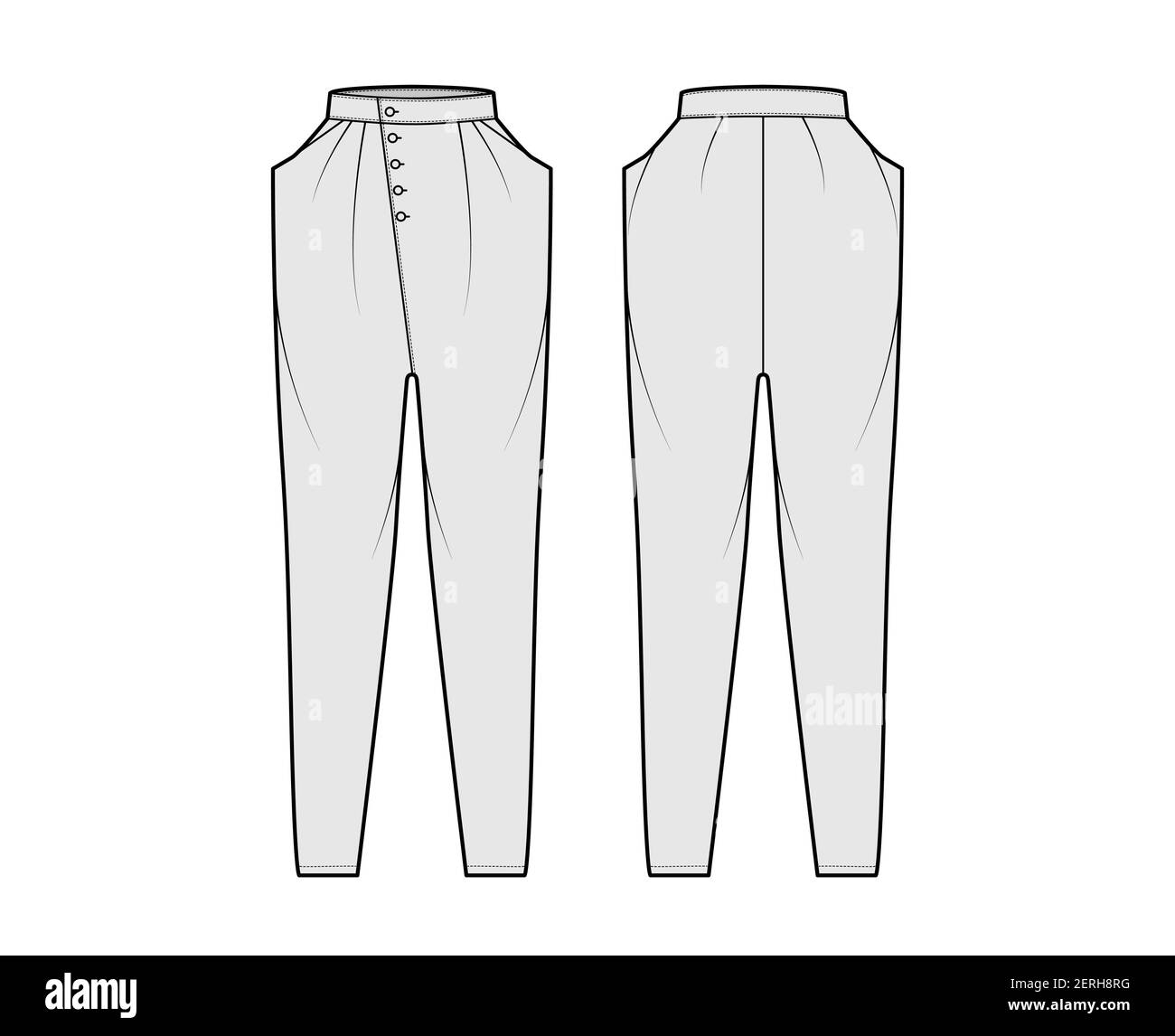 Baggy grey pants Cut Out Stock Images & Pictures - Alamy