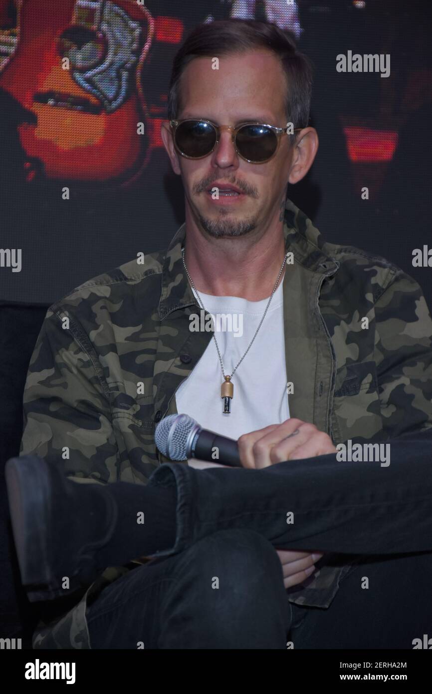 Randy Ebright of Molotov during a press conference launches his MTV ...