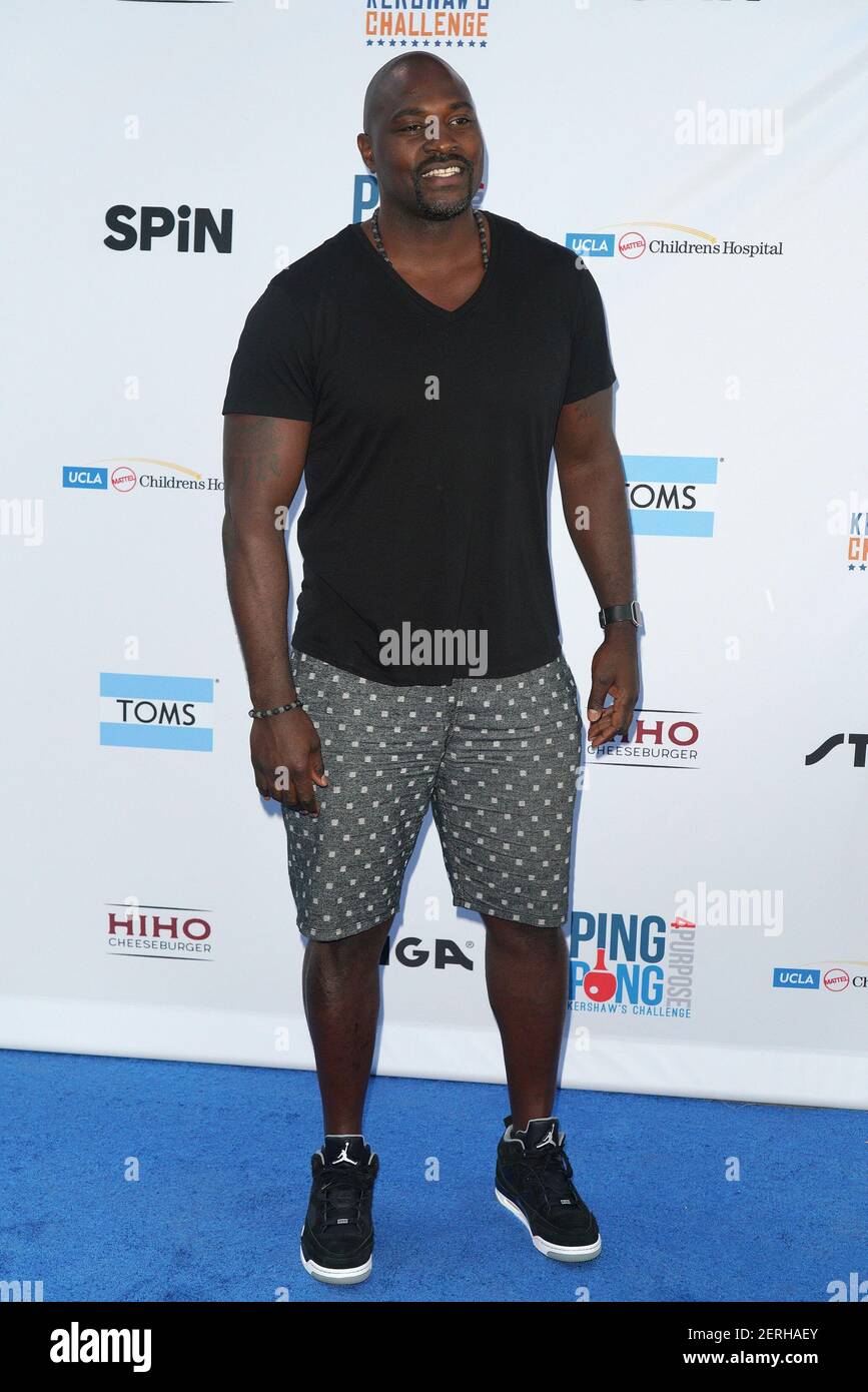 Marcellus Wiley at the 6th Annual PingPong4Purpose held at Dodger ...