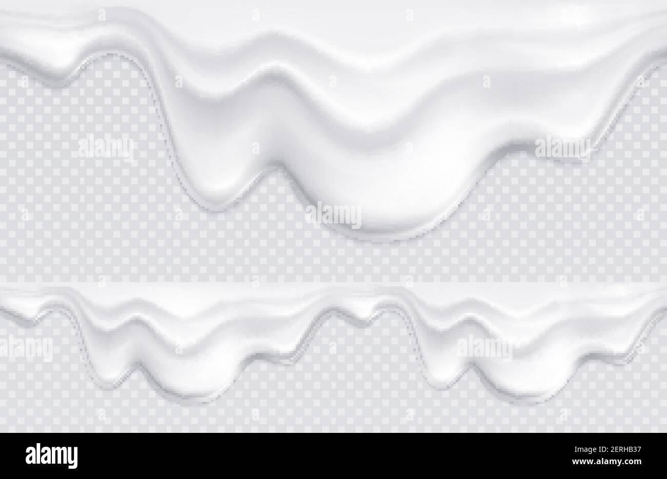 Dripping Ice Cream Border