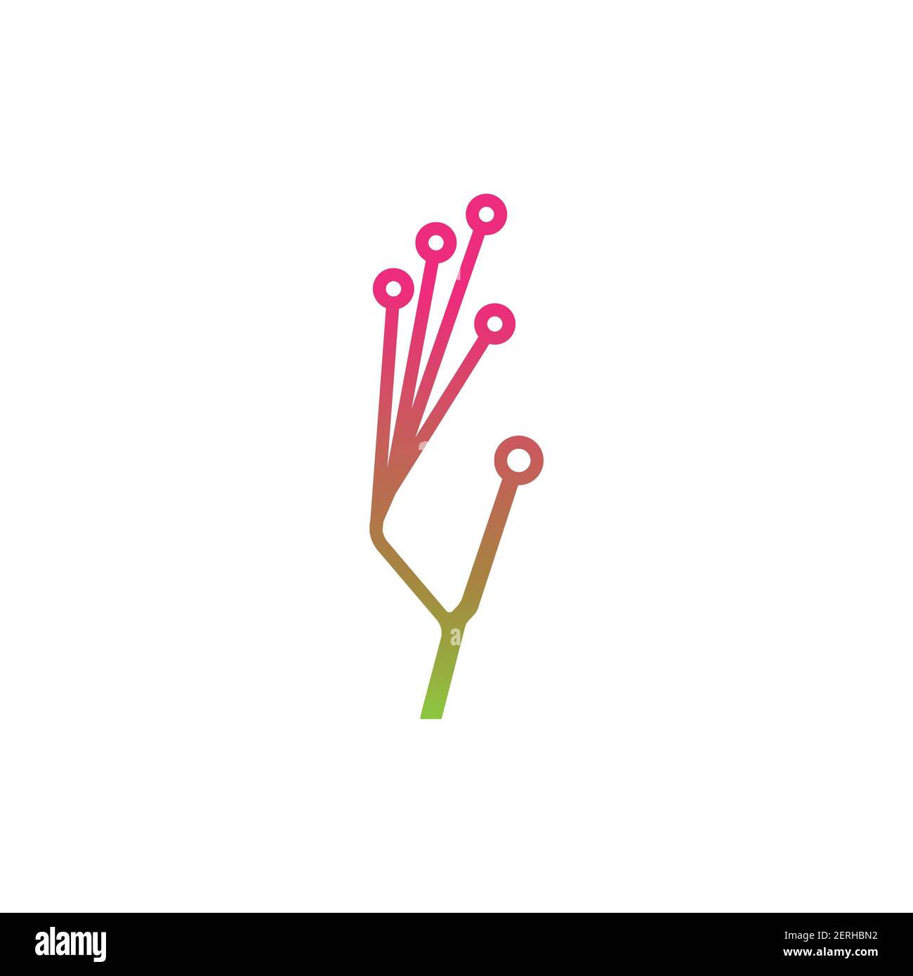 Technology connection icon for apps or websites Stock Vector Image ...