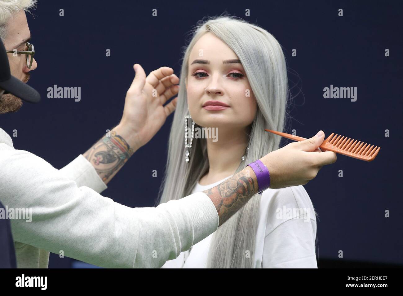 German singer-songwriter Kim Petras attends the 2018 Arthur Ashe Kids ...