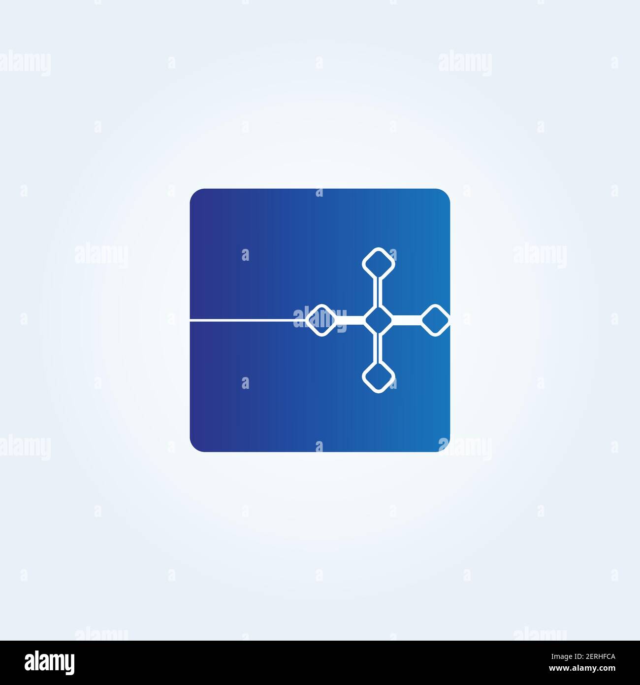 Technology connection icon for apps or websites Stock Vector Image ...