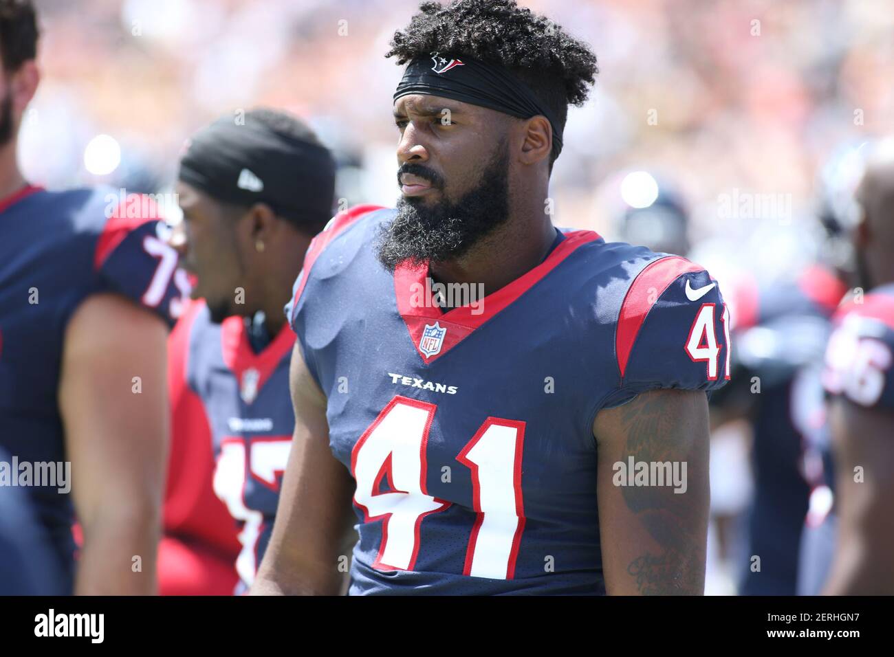 August 25, 2018 Los Angeles, CA...Houston Texans linebacker Zach ...