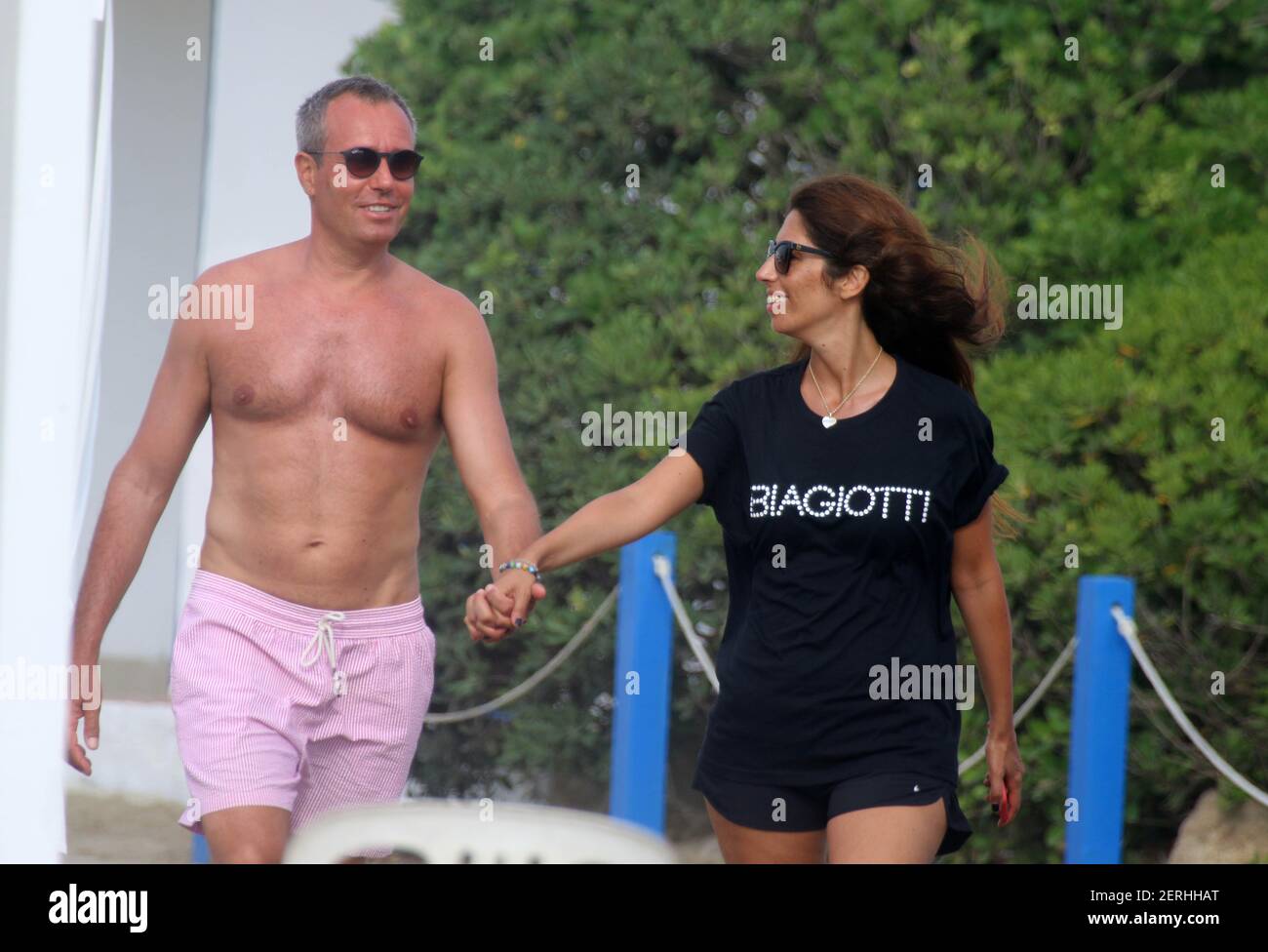 Lavinia biagiotti and Francesco Iovine al Mare in Sabaudia, Italy on ...