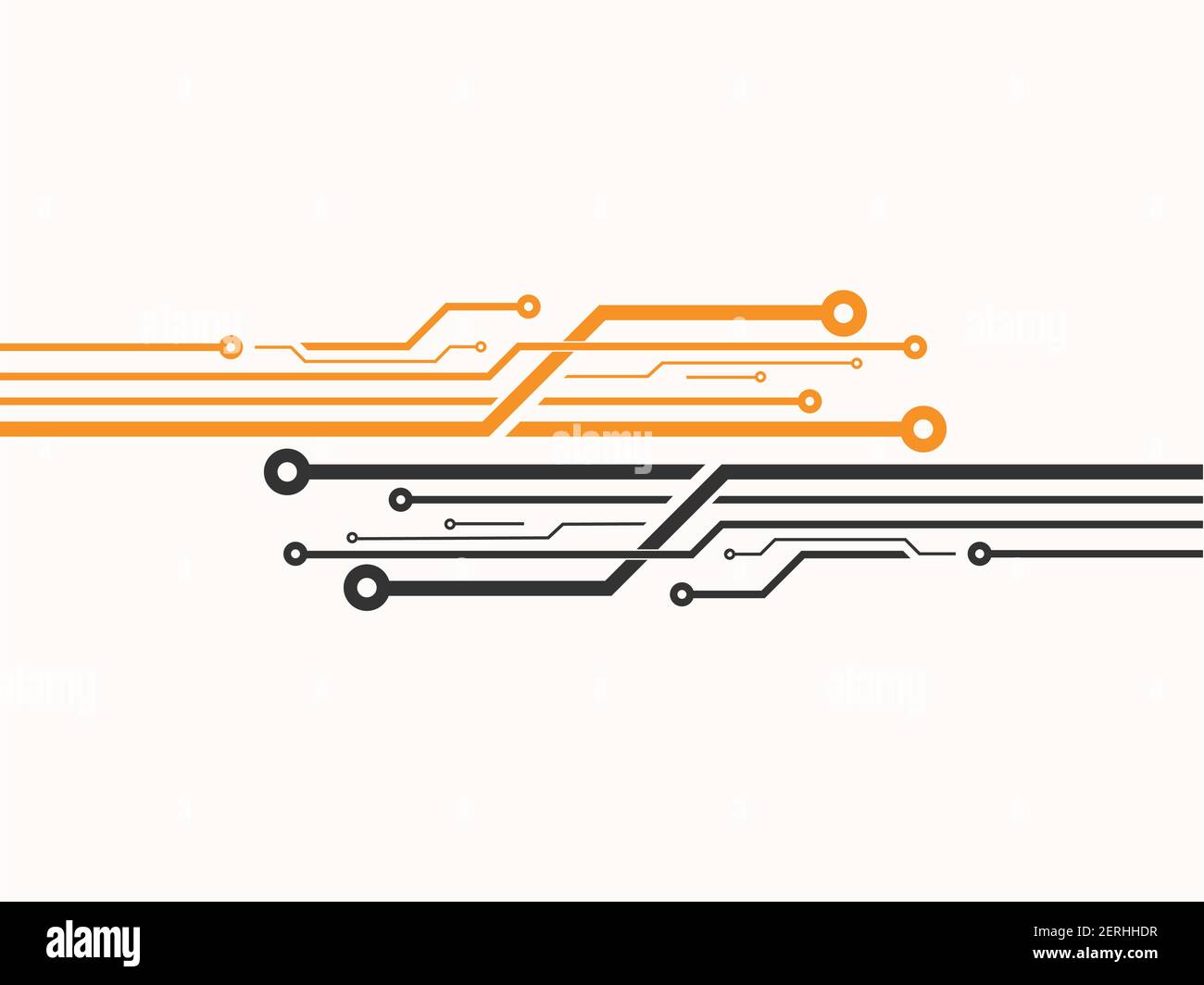 Technology circuit icon for apps or websites Stock Vector Image & Art ...
