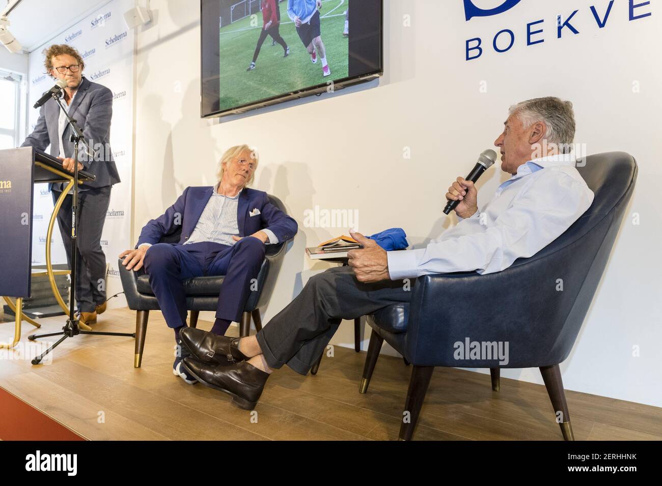 AMSTERDAM , 07-07-2018 , Scheltema bookstore , book presentation of the ...