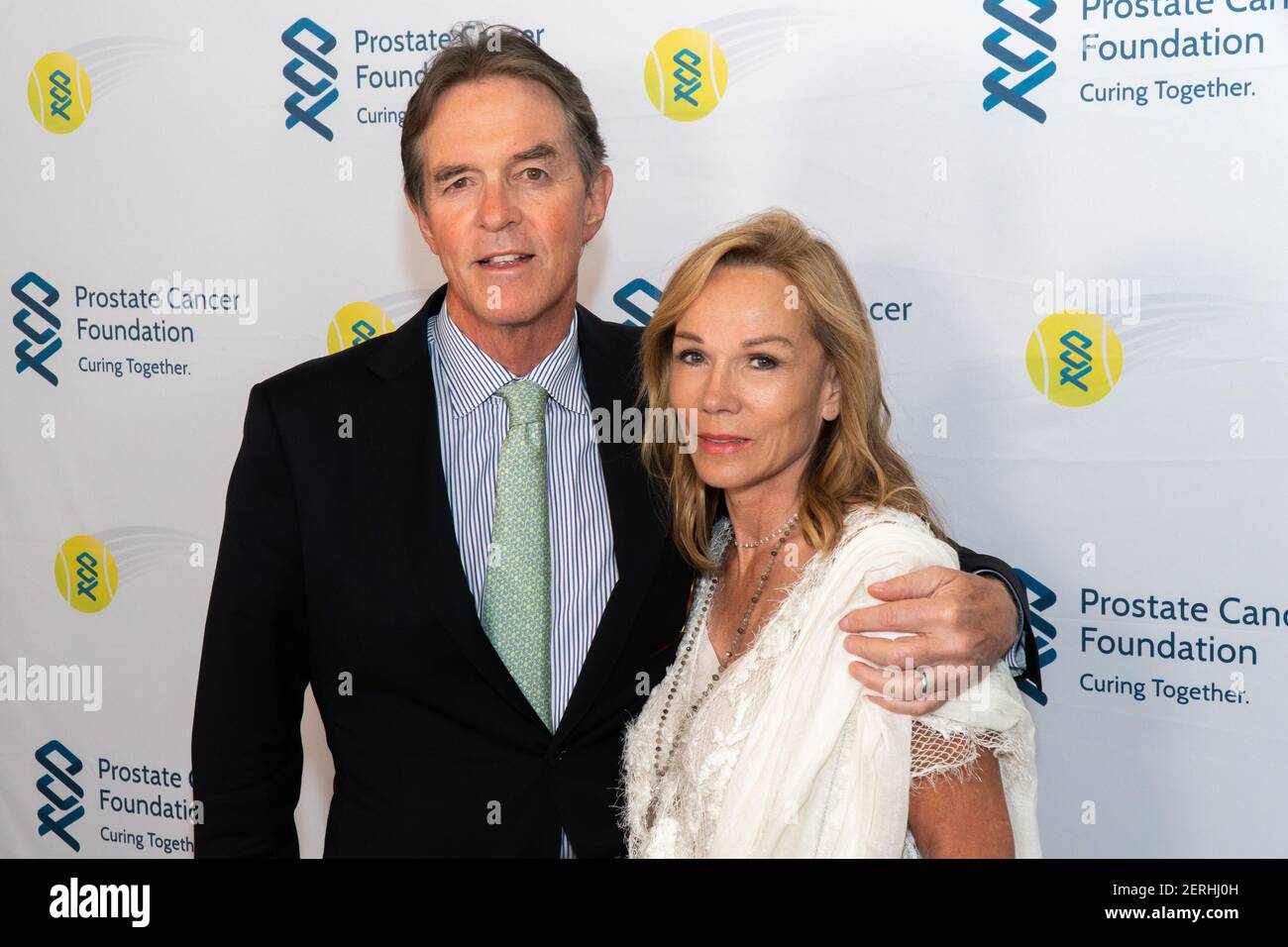 Roger Taylor and Roxann Taylor attend the 14th Annual Prostate Cancer Foundation's Gala In The ...