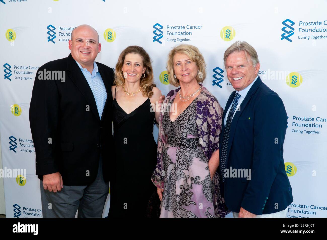 Andrew Weinberg, Monica Weinberg, Lynn Meredith and Tom Meredith attend ...