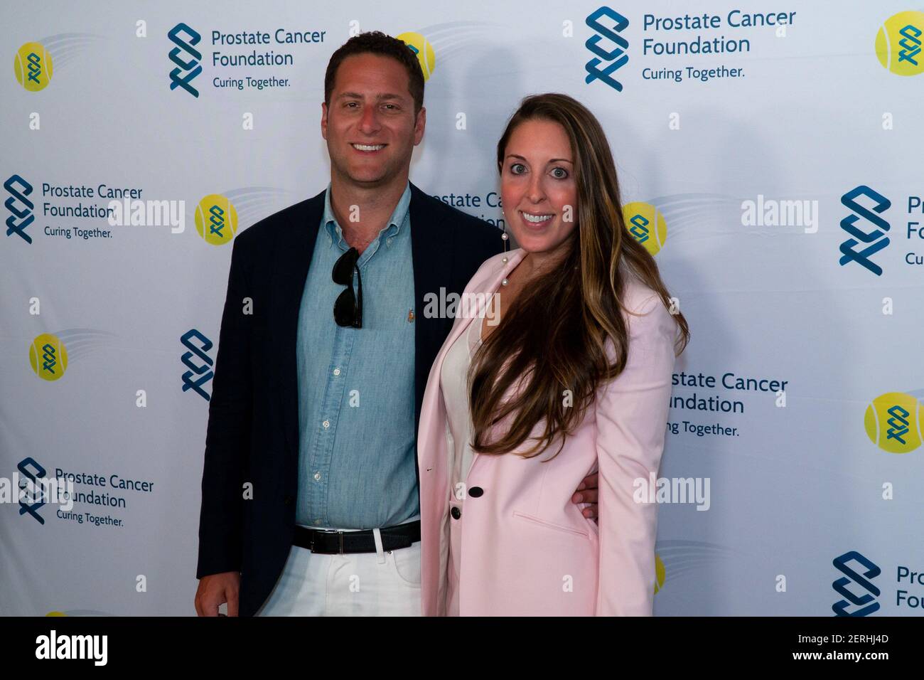 Daniel Ackerman and Sloane Ackerman attend the 14th Annual Prostate Cancer Foundation's Gala In ...