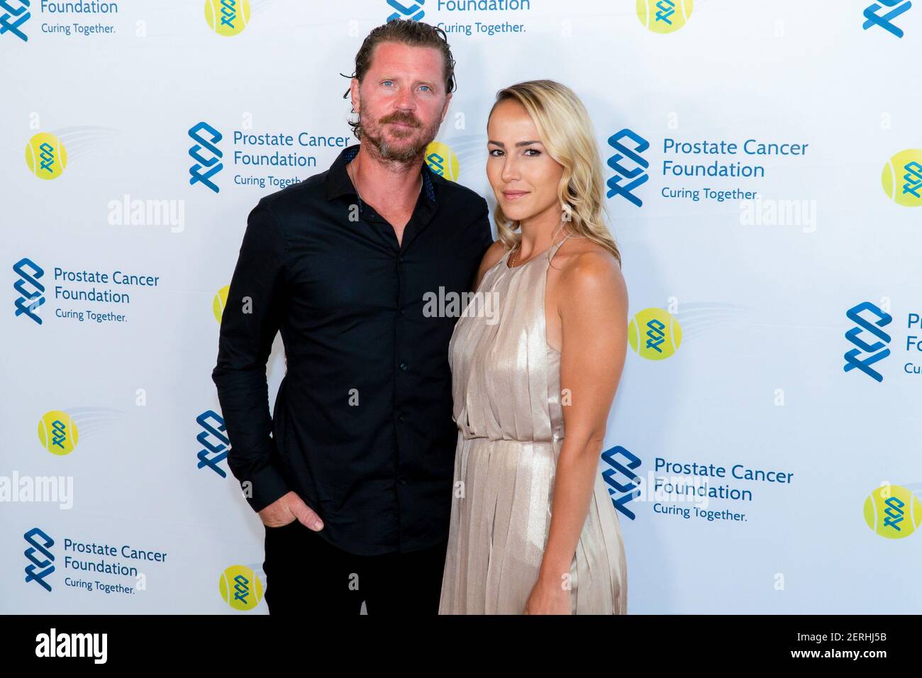 Alex Bogomolov Jr and Luana Bogomolov attend the 14th Annual Prostate ...