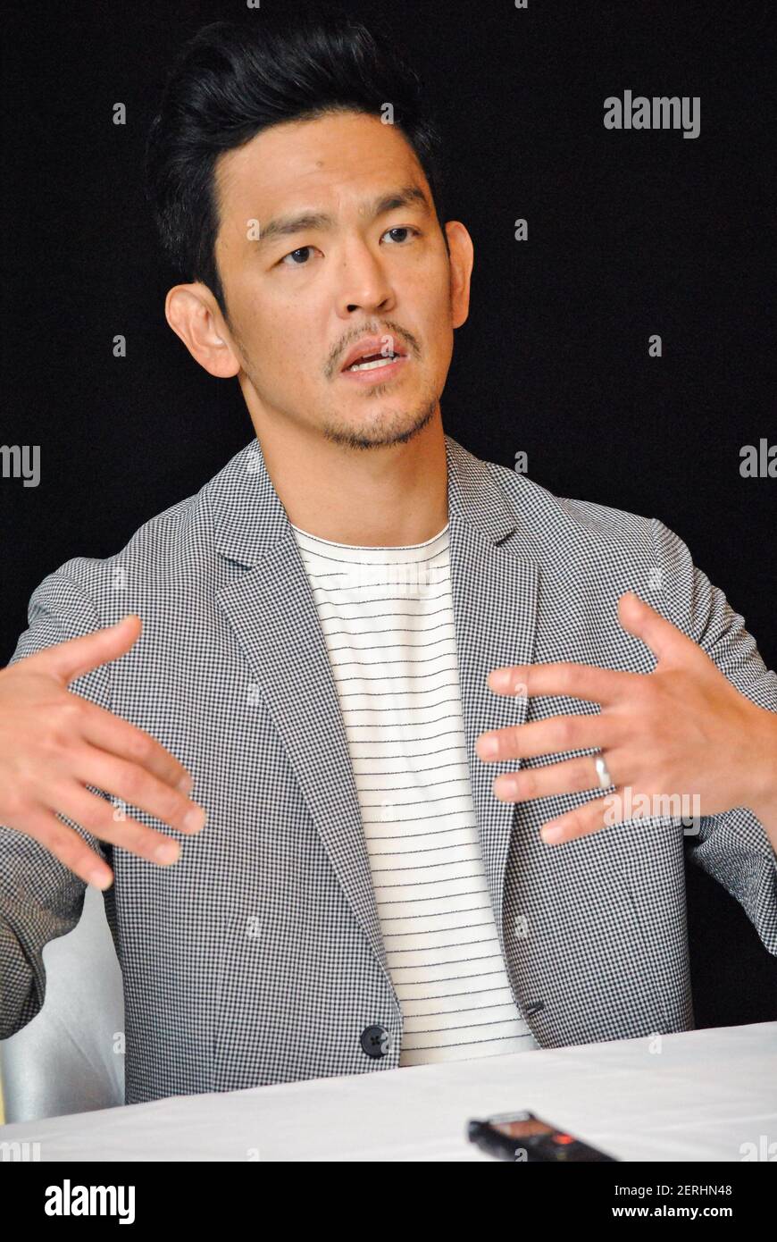 John Cho at the Hollywood Foreign Press Association press conference ...