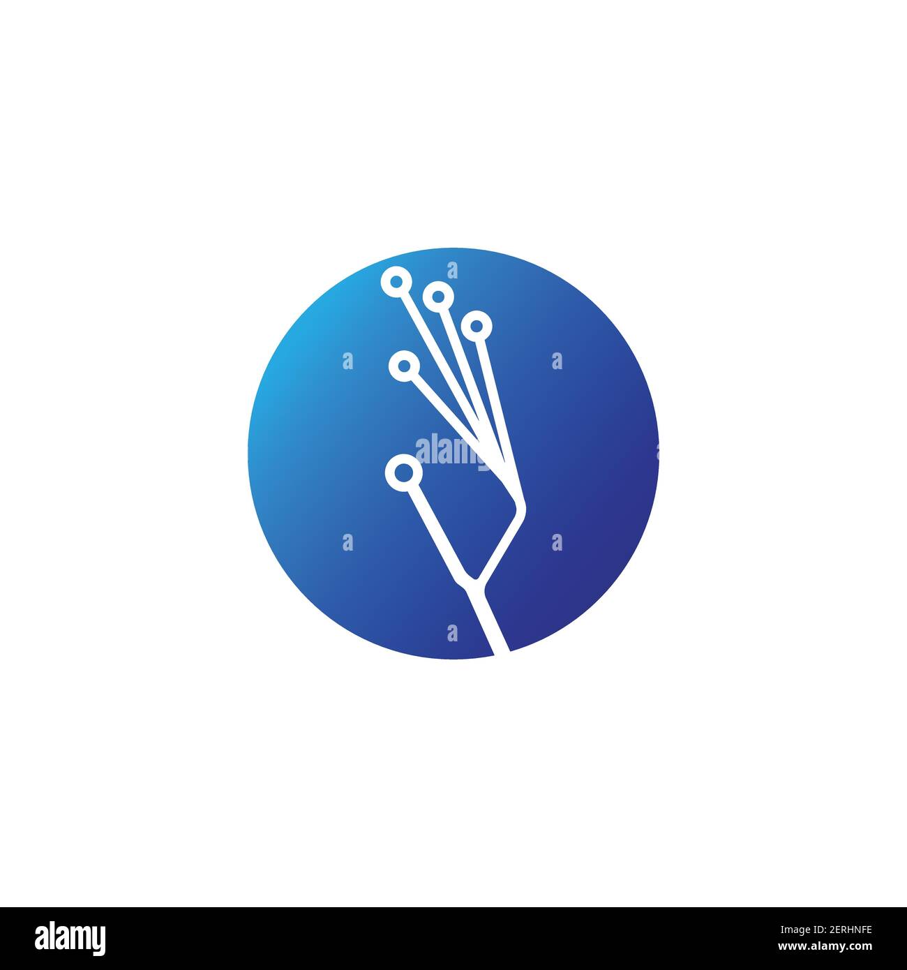 Technology connection icon for apps or websites Stock Vector Image ...