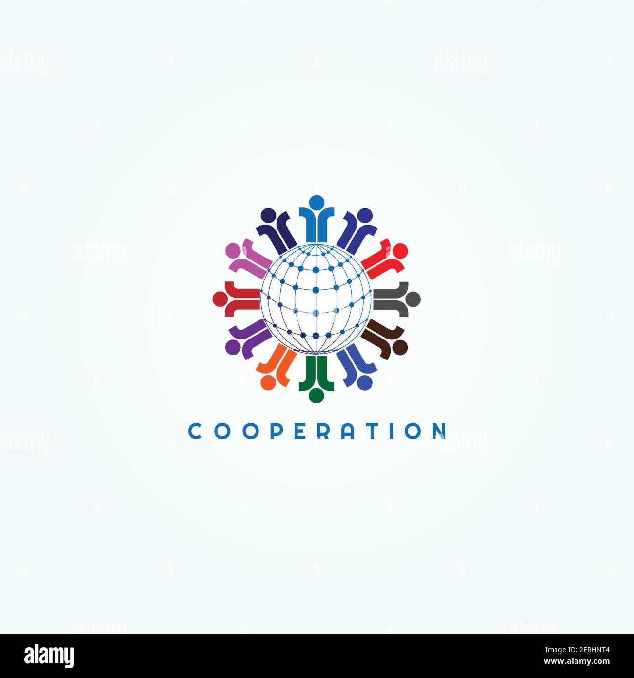 teamwork cooperation icon for apps or websites Stock Vector Image & Art ...