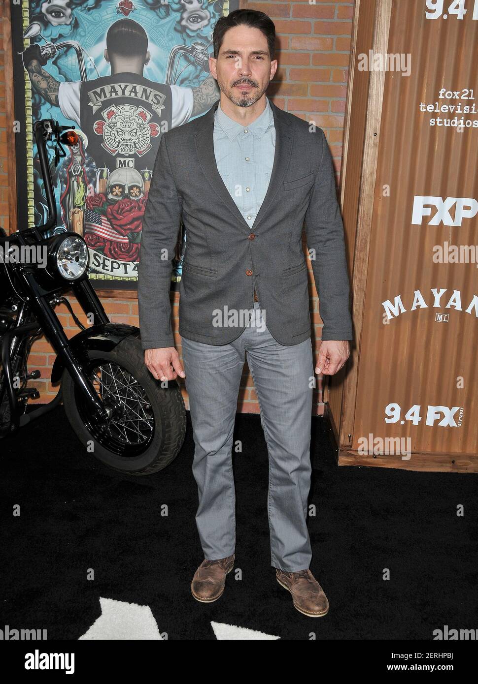 Maurice Compte arrives at FX's "Mayans M.C." Premiere held at the TCL ...