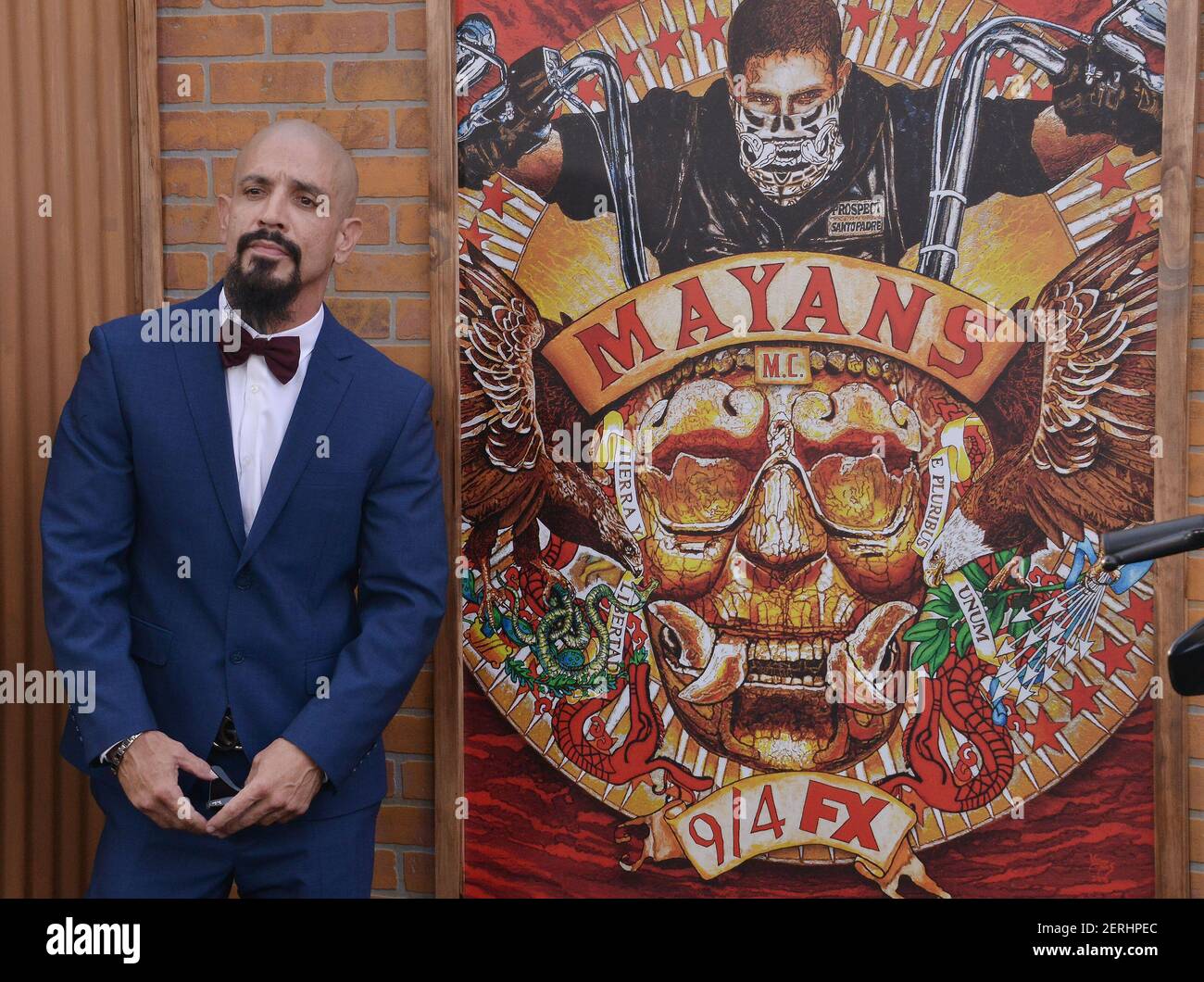 Joseph Lucero arrives at FX's "Mayans M.C." Premiere held at the TCL ...