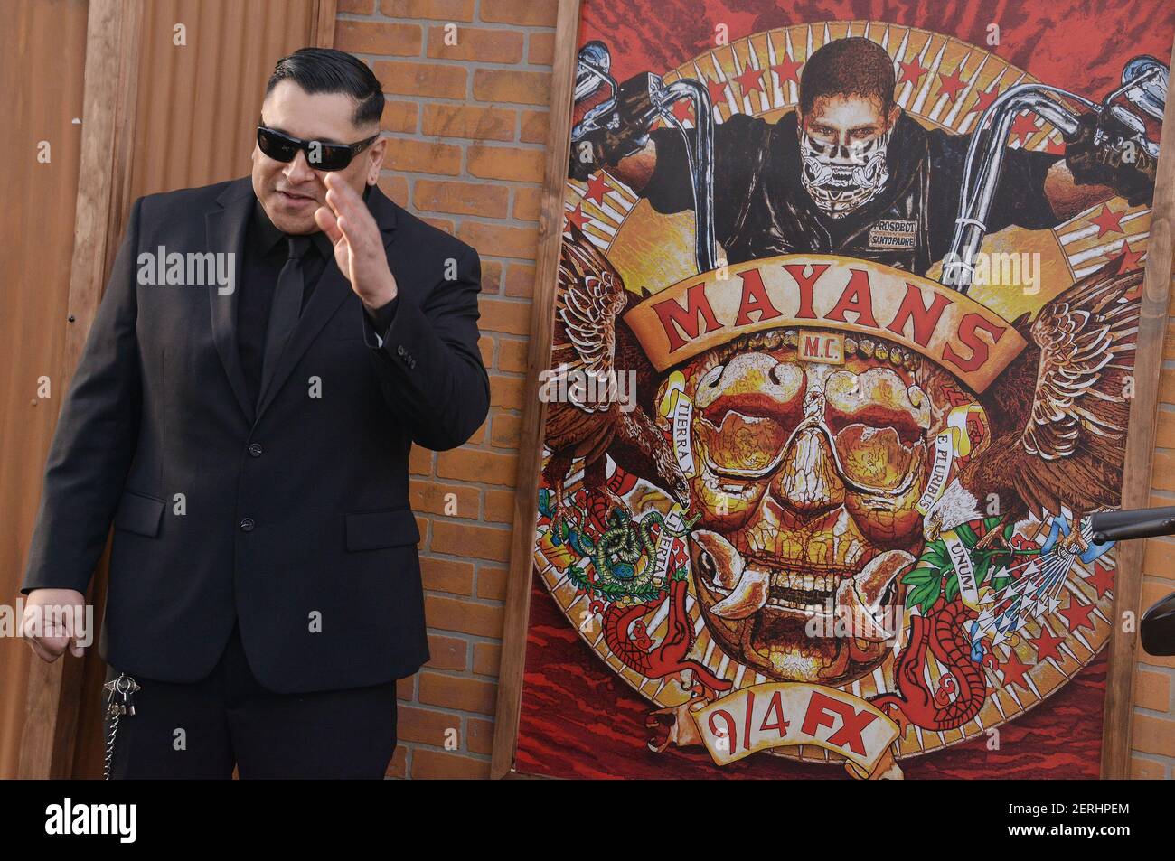 Frankie Loyal arrives at FX's "Mayans M.C." Premiere held at the TCL ...