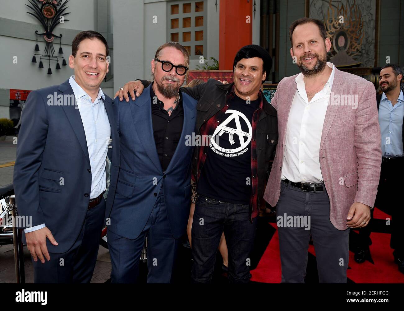HOLLYWOOD - AUGUST 28: (L-R) FX's President of Programming Eric Schrier ...