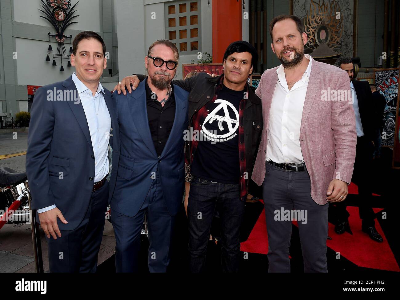 HOLLYWOOD - AUGUST 28: (L-R) FX's President of Programming Eric Schrier ...