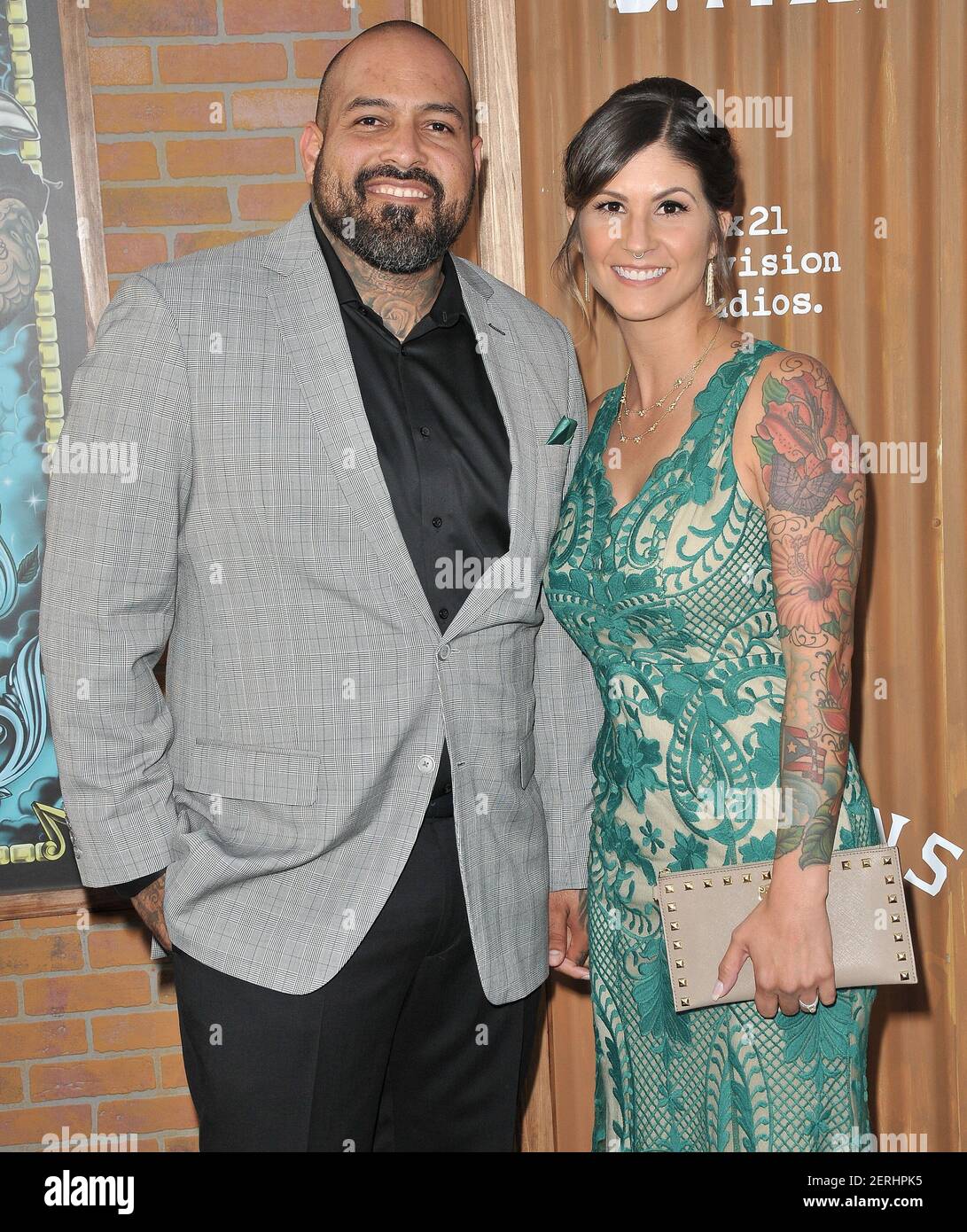 Vincent Rocco Vargas arrives at FX's "Mayans M.C." Premiere held at the ...