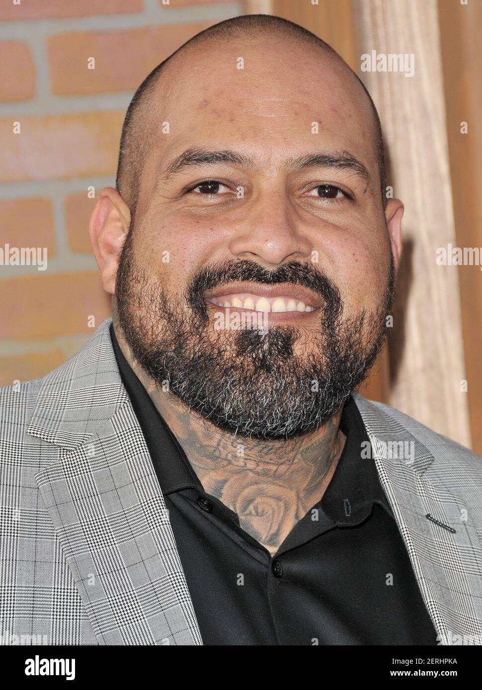 Vincent Rocco Vargas arrives at FX's "Mayans M.C." Premiere held at the ...