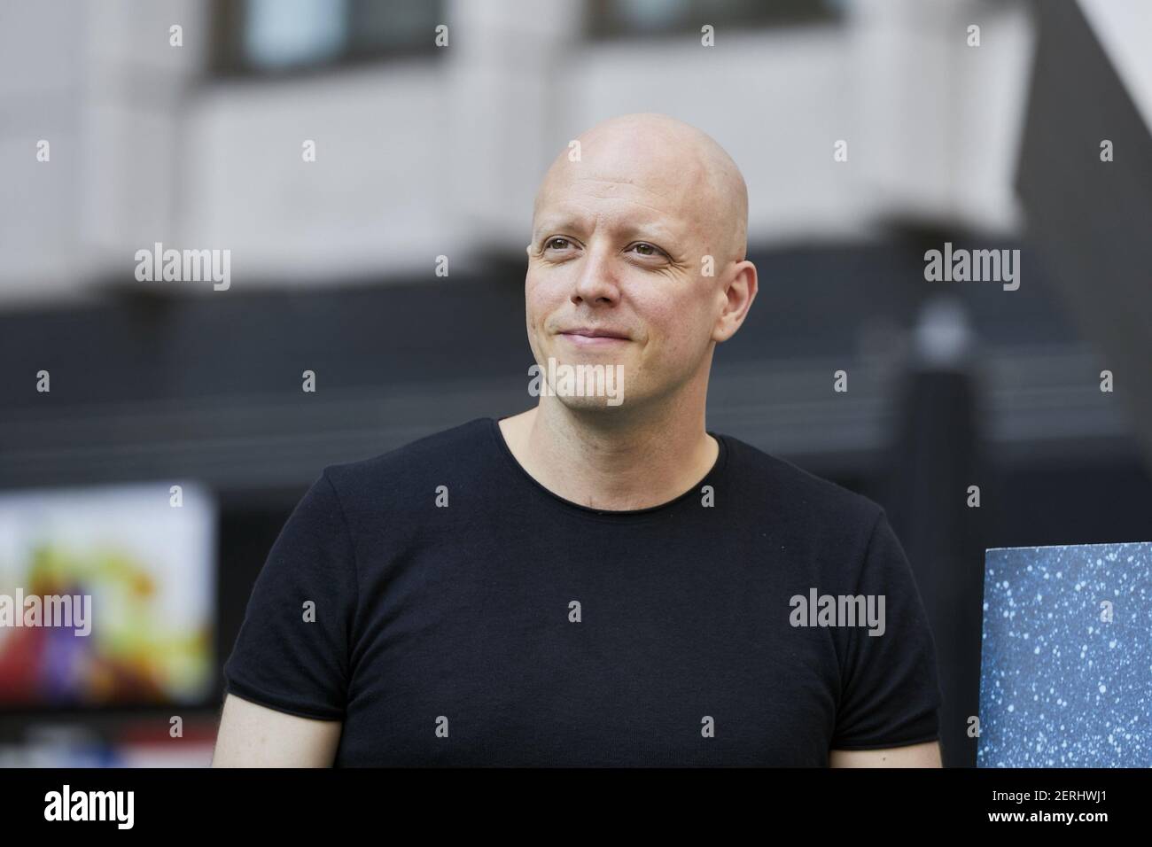 Zoe Berriatua attends to 'En Las Estrellas' photocall at Plaza de los ...