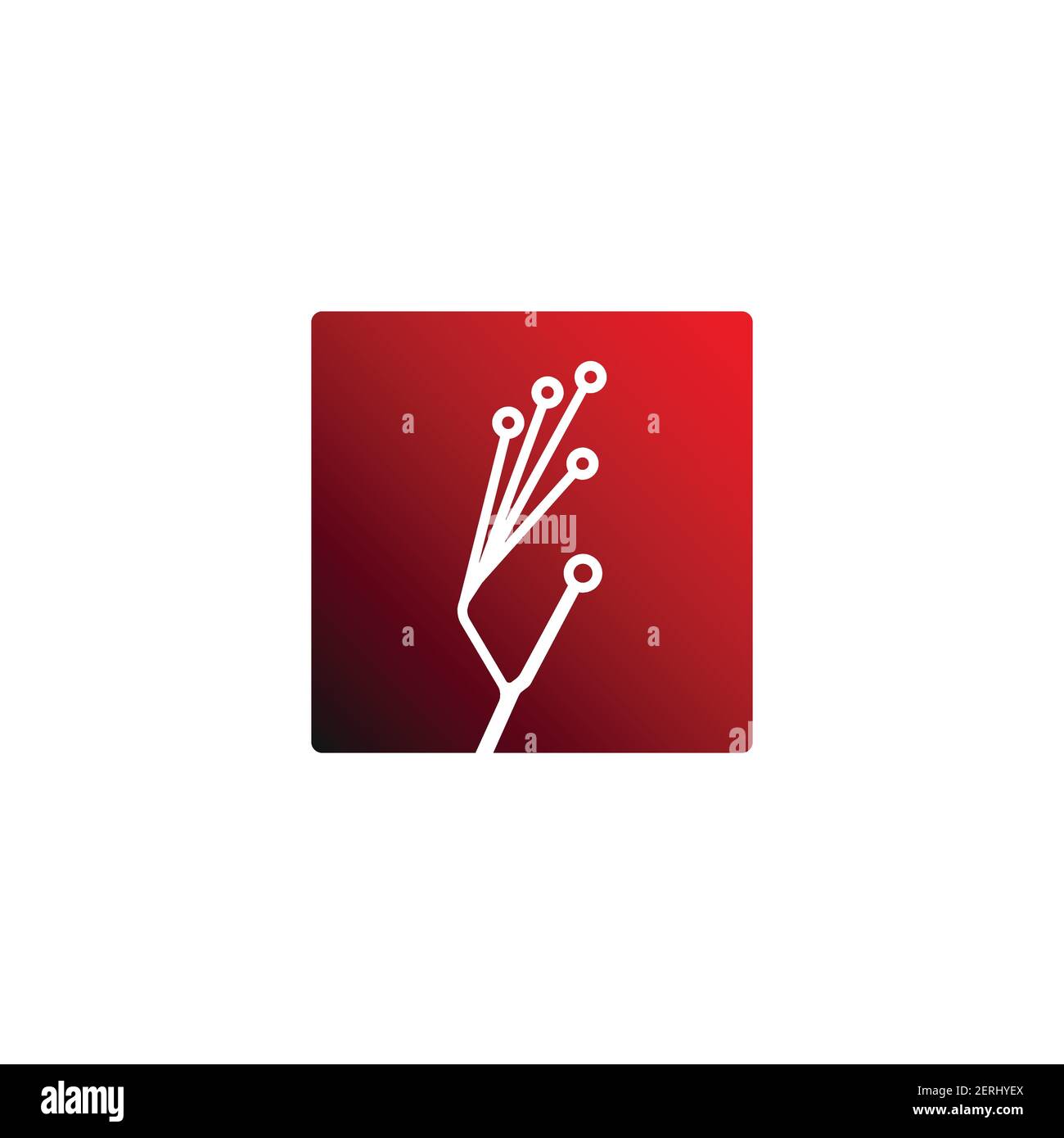 Technology connection icon for apps or websites Stock Vector Image ...