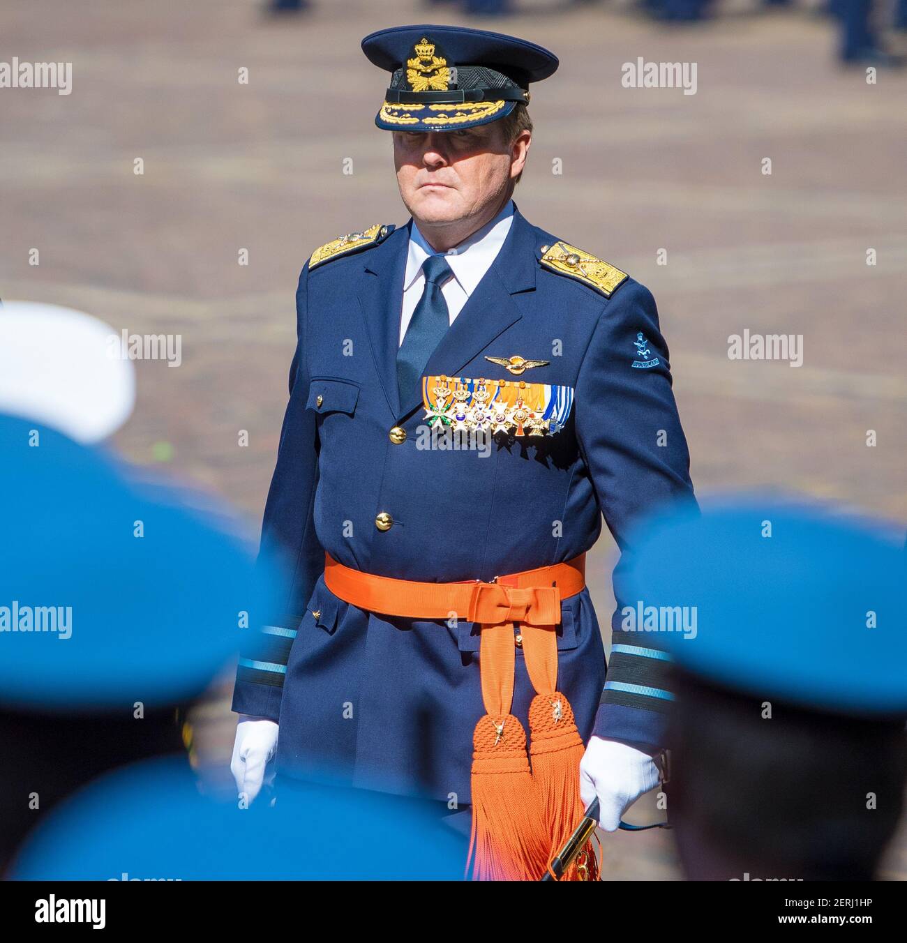 King Willem Alexander during the presentation of the Militairy Willems ...
