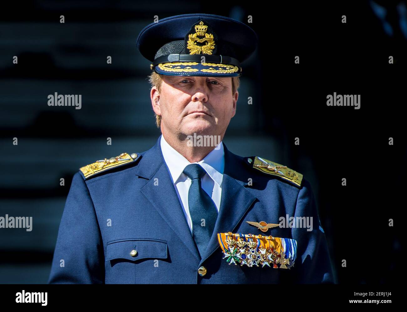 King Willem Alexander during the presentation of the Militairy Willems ...