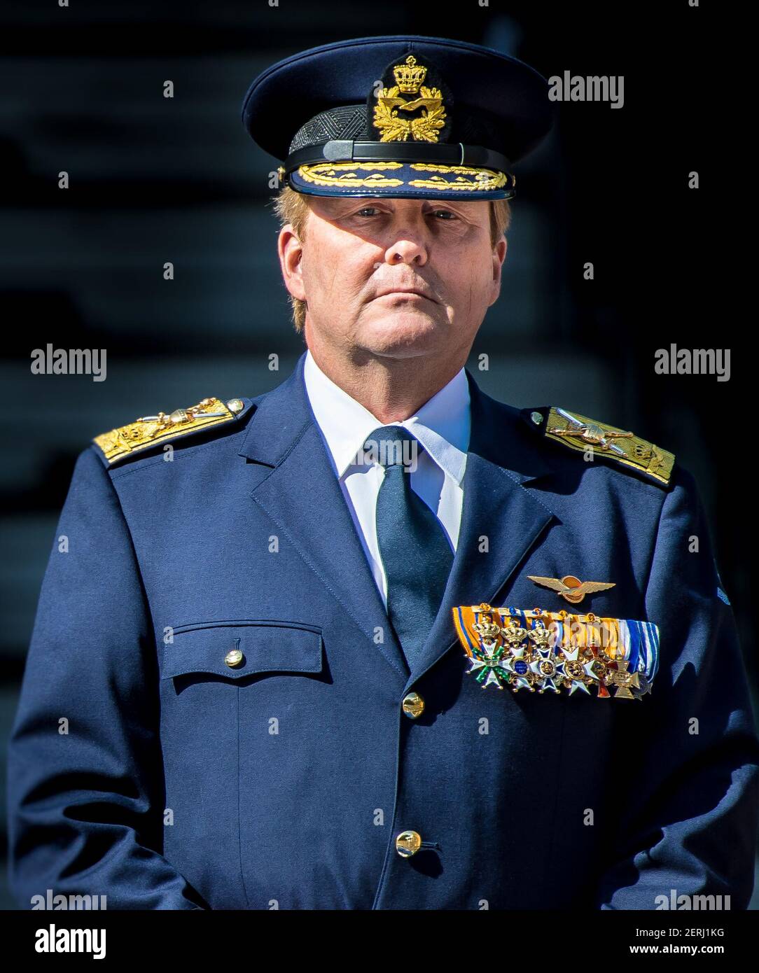 King Willem Alexander during the presentation of the Militairy Willems ...