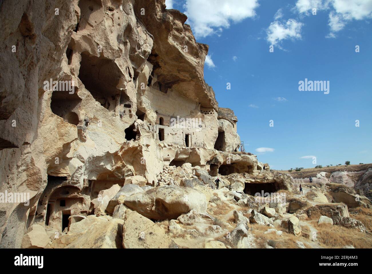 Special stone formation at Cavusin Village in Cappadocia, Nevsehir ...