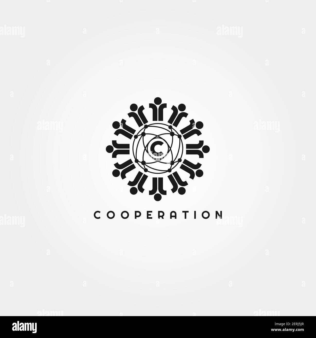 Cooperation icon Black and White Stock Photos & Images - Alamy