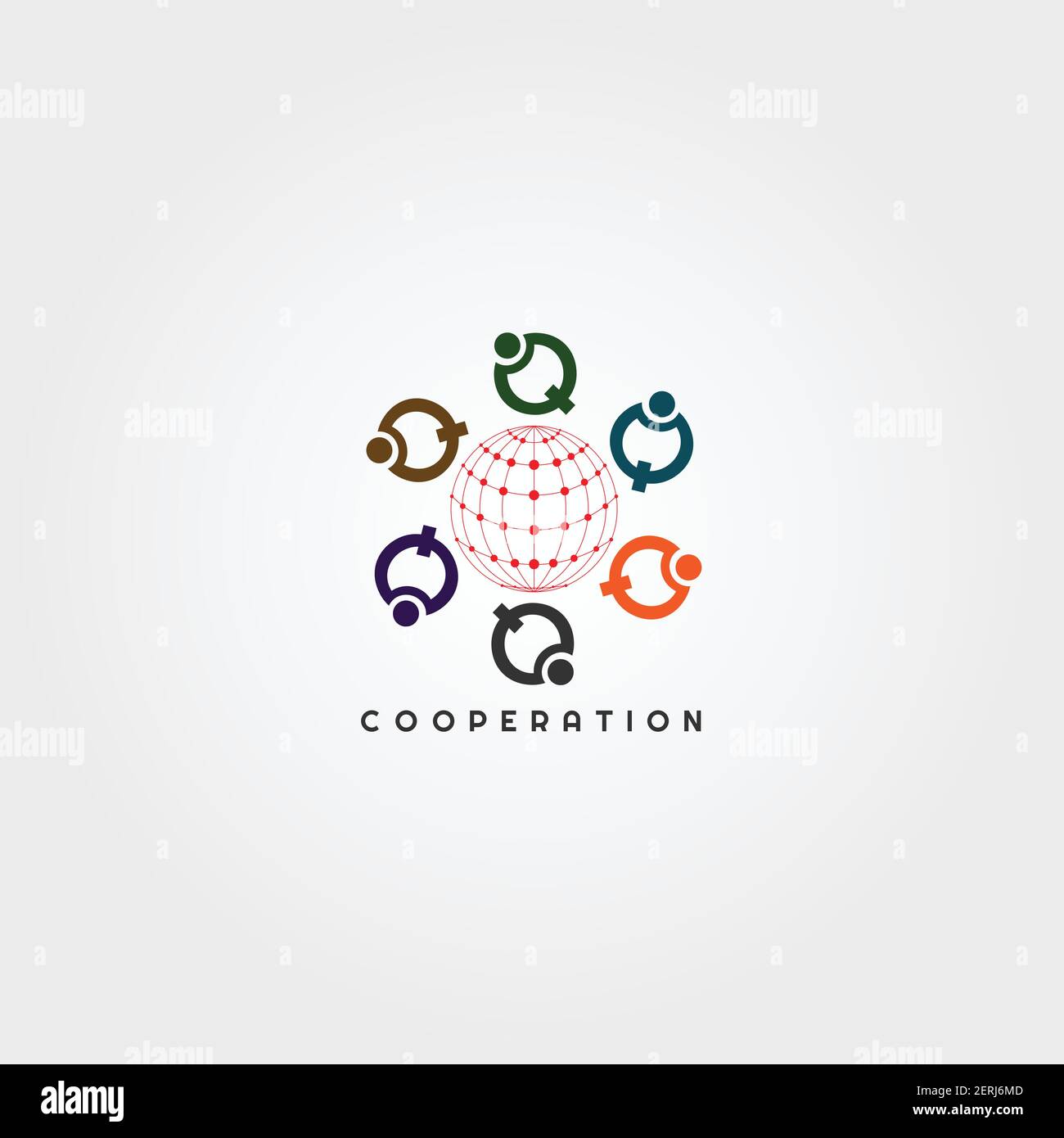 teamwork cooperation icon for apps or websites Stock Vector Image & Art ...