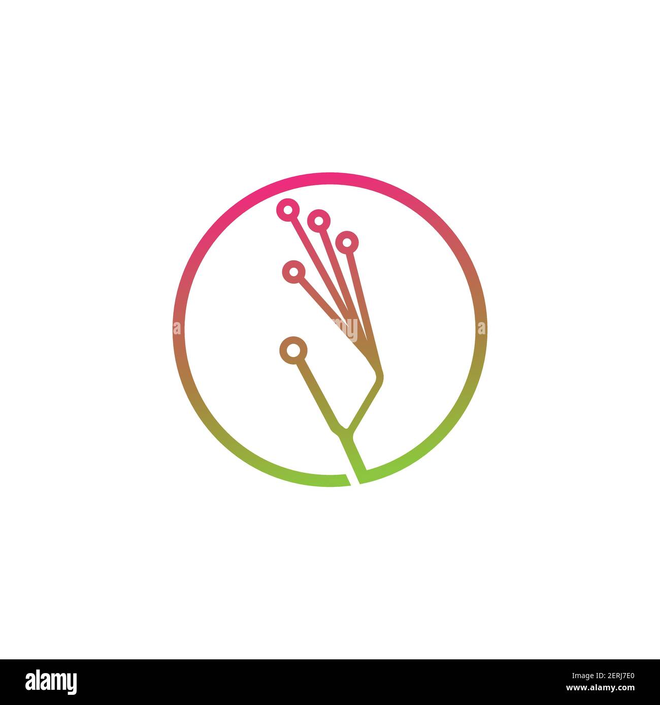 Technology connection icon for apps or websites Stock Vector Image ...