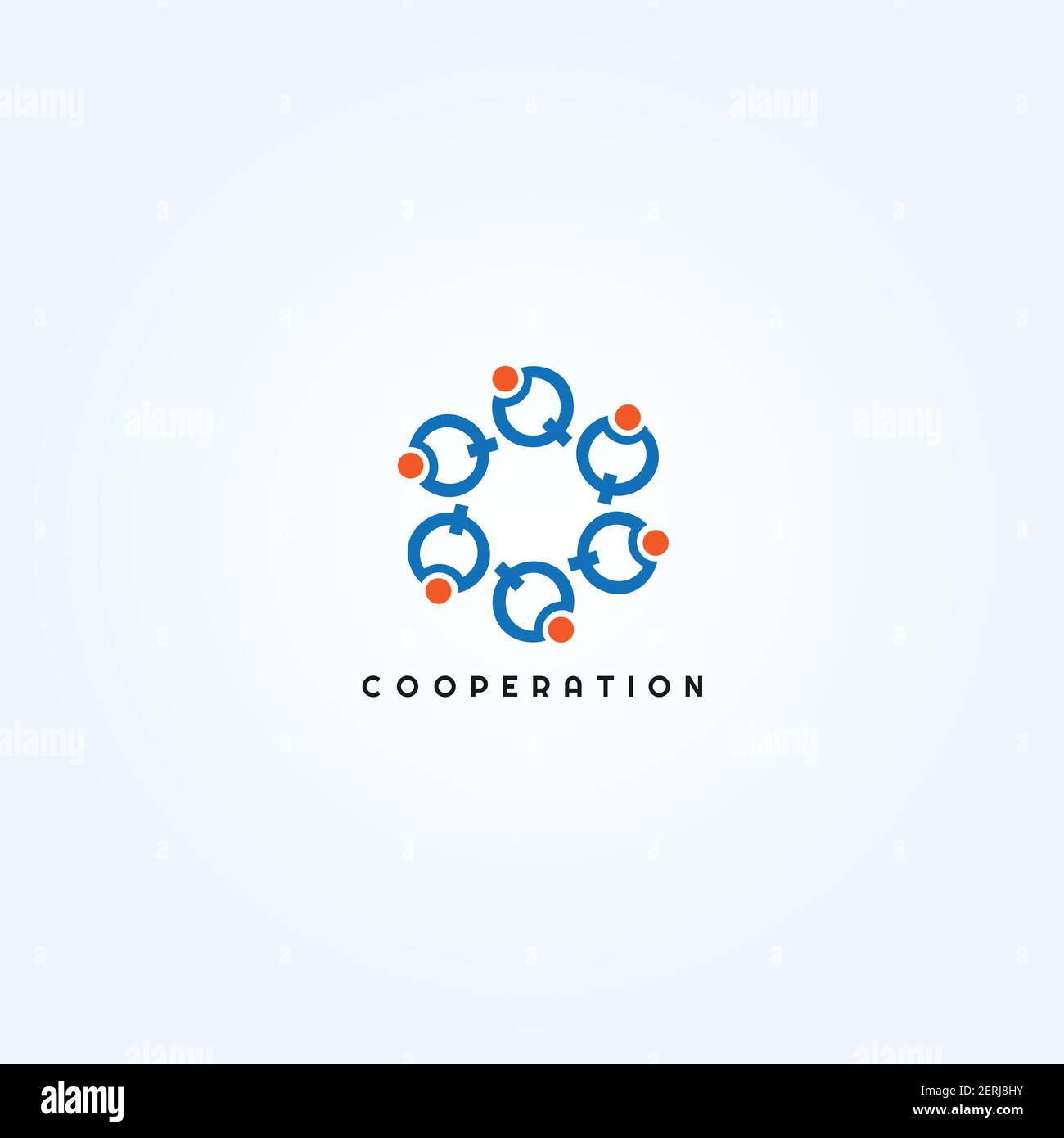 teamwork cooperation icon for apps or websites Stock Vector Image & Art ...