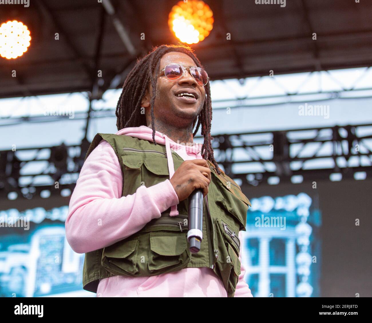 Lil B (Brandon McCartney) during Made In America Music Festival at ...