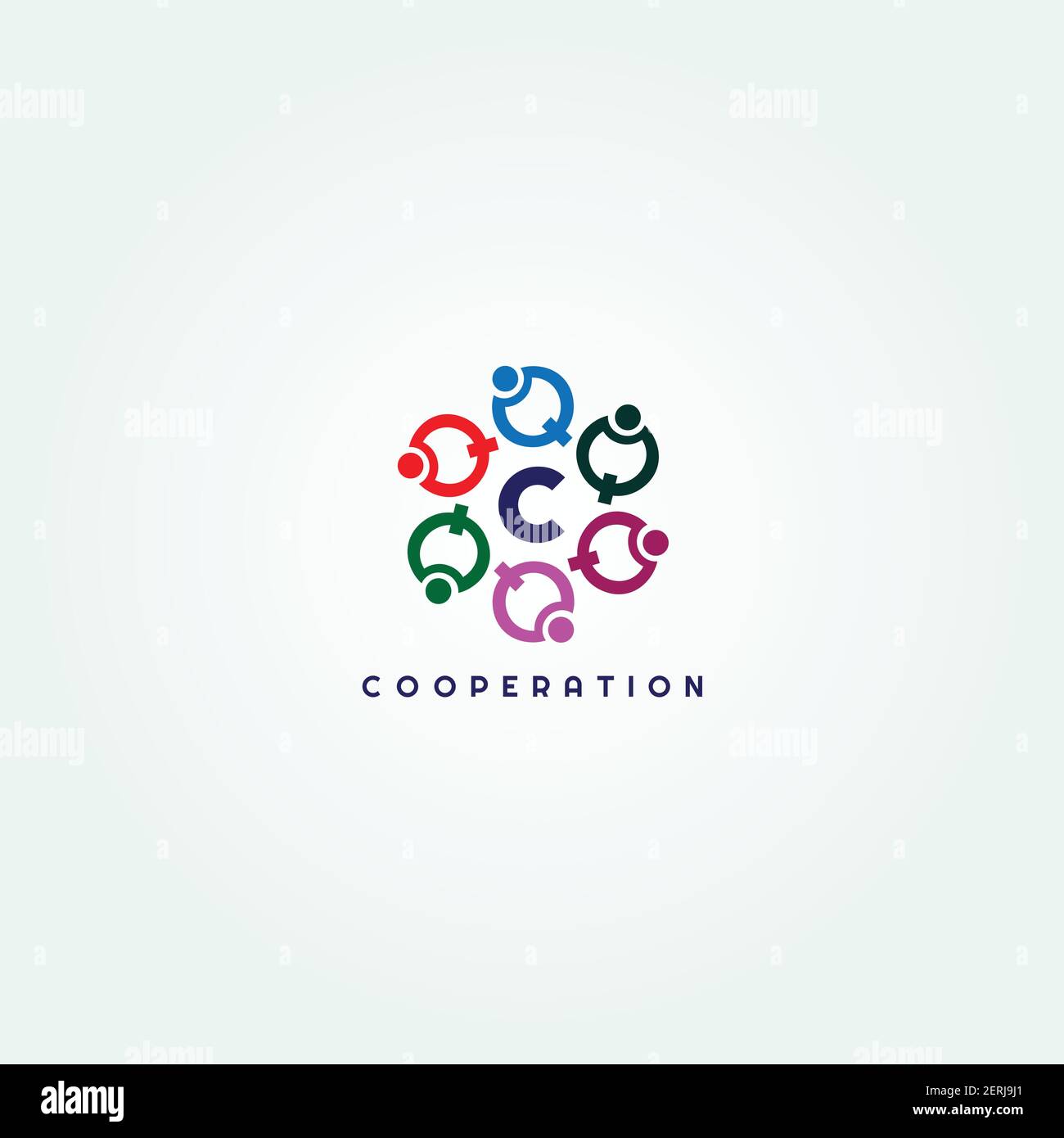 teamwork cooperation icon for apps or websites Stock Vector Image & Art ...