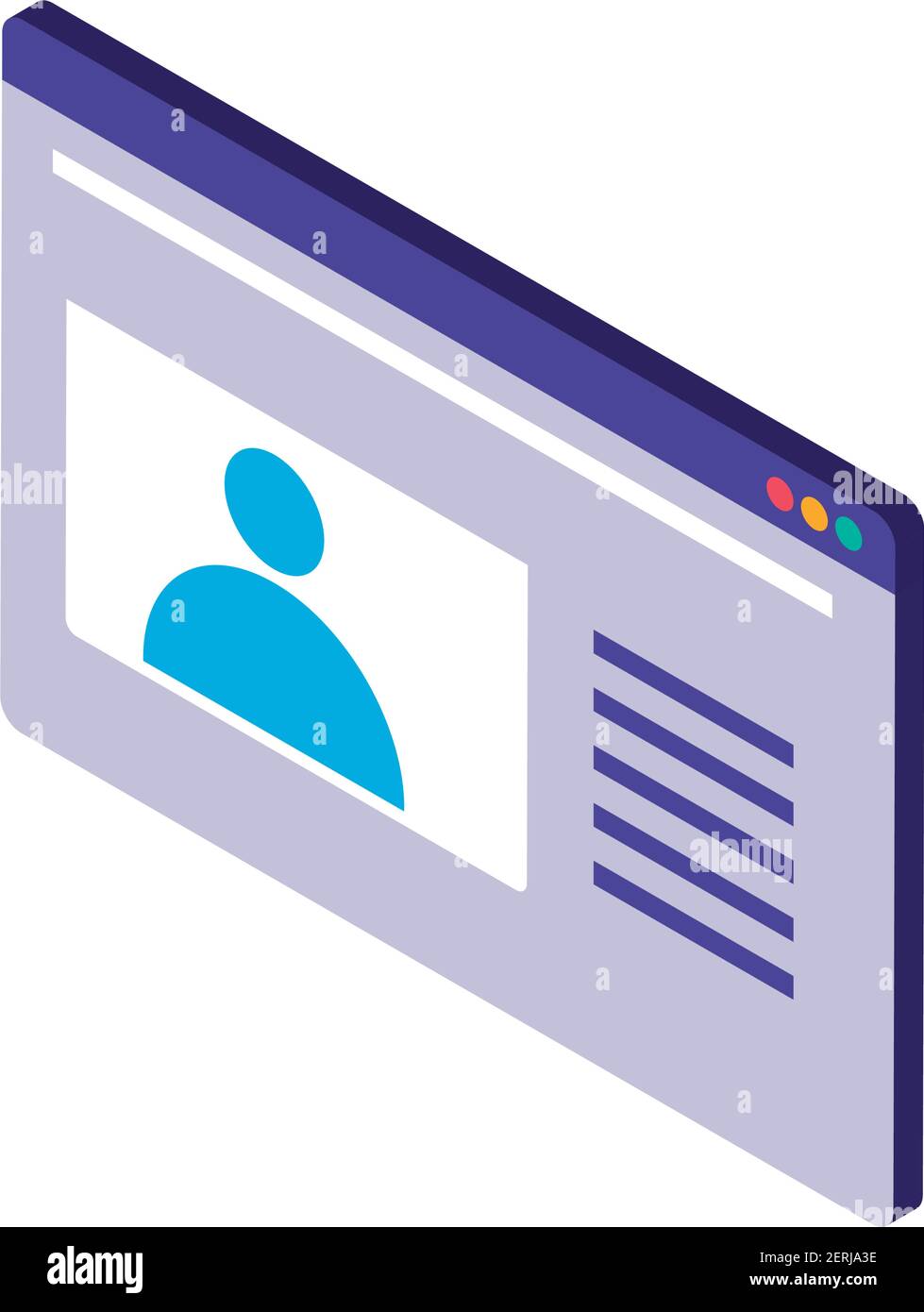 Website avatar content blogger Stock Vector Images - Alamy