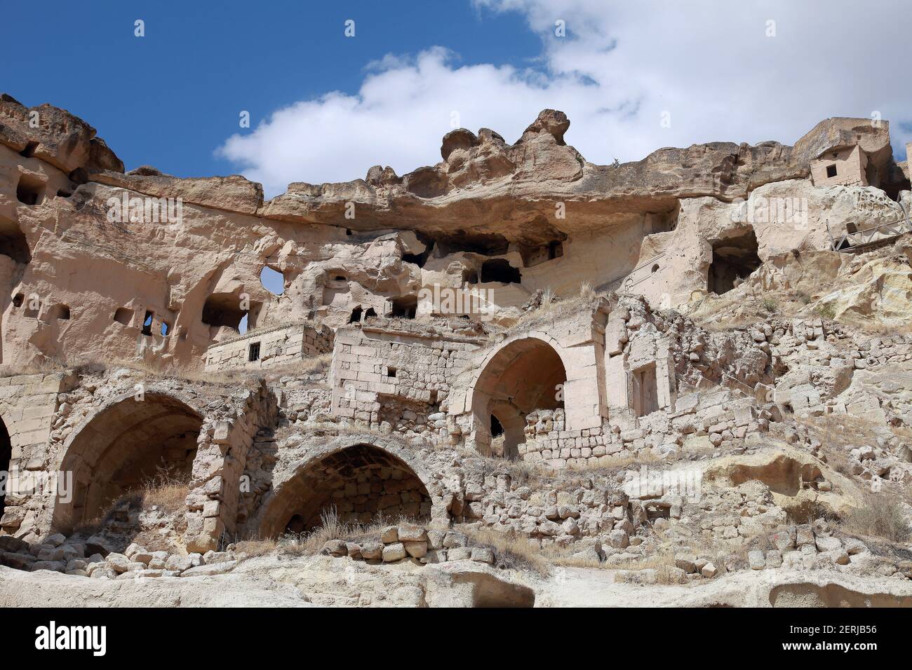 Special stone formation at Cavusin Village in Cappadocia, Nevsehir ...
