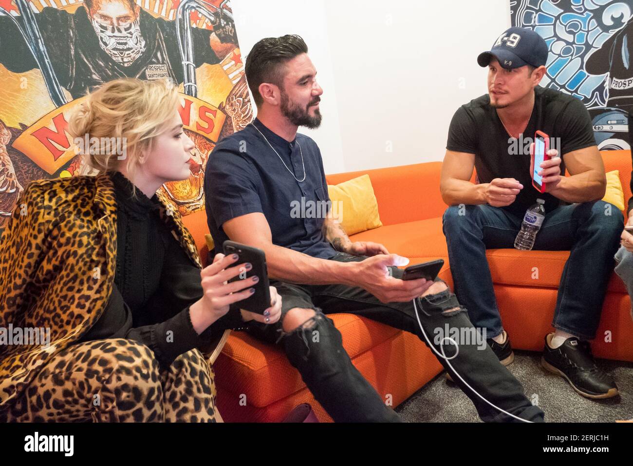 LOS ANGELES - SEPTEMBER 4: Sarah Bolger, Clayton Cardenas, and JD Pardo ...